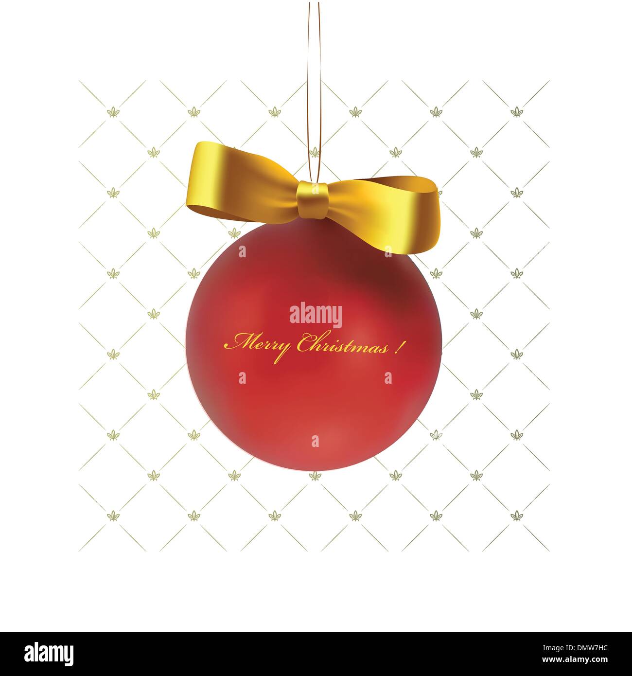christmas card on white Stock Vector Image & Art - Alamy