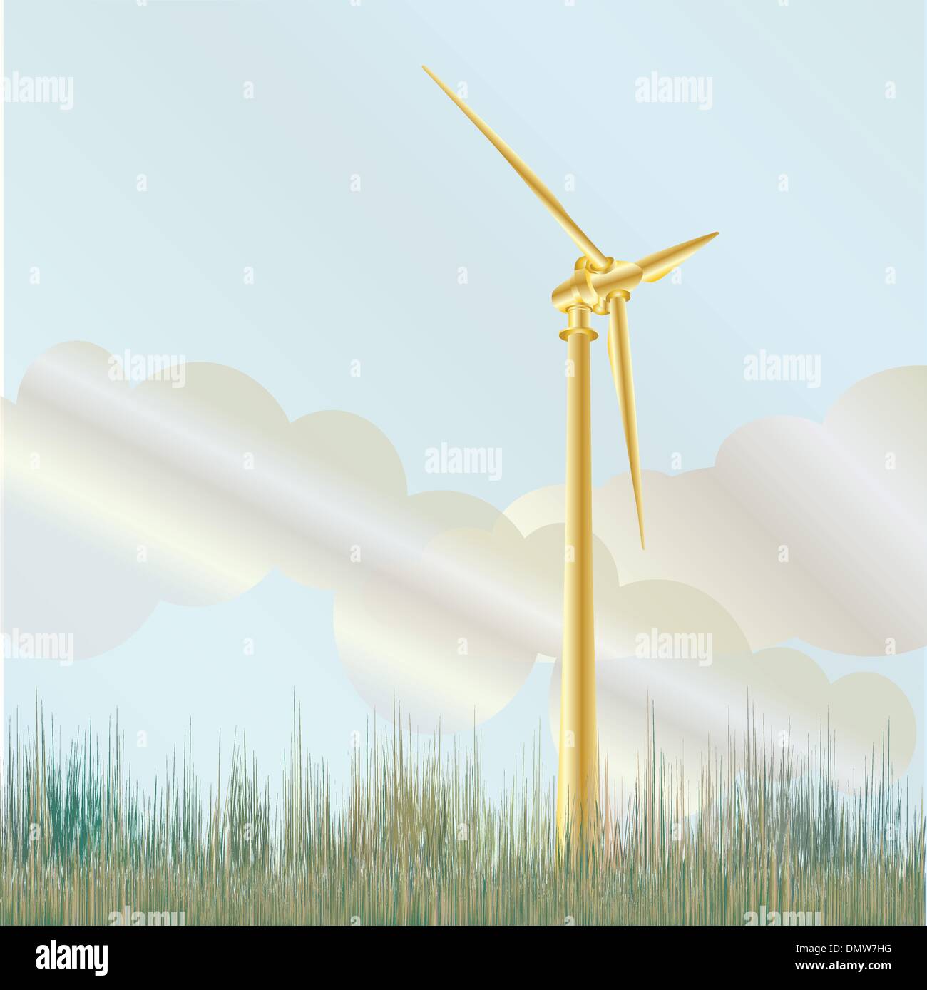 Hill landscape farm on Stock Vector Images - Alamy