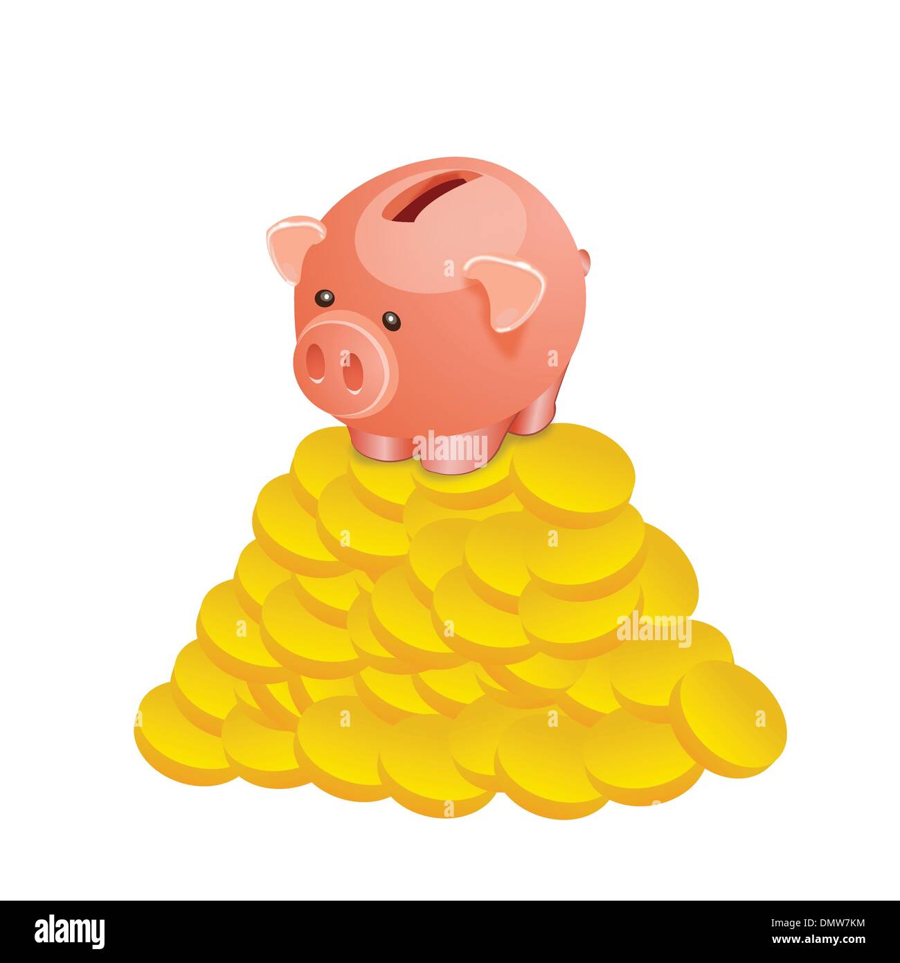On the money Stock Vector Images - Alamy