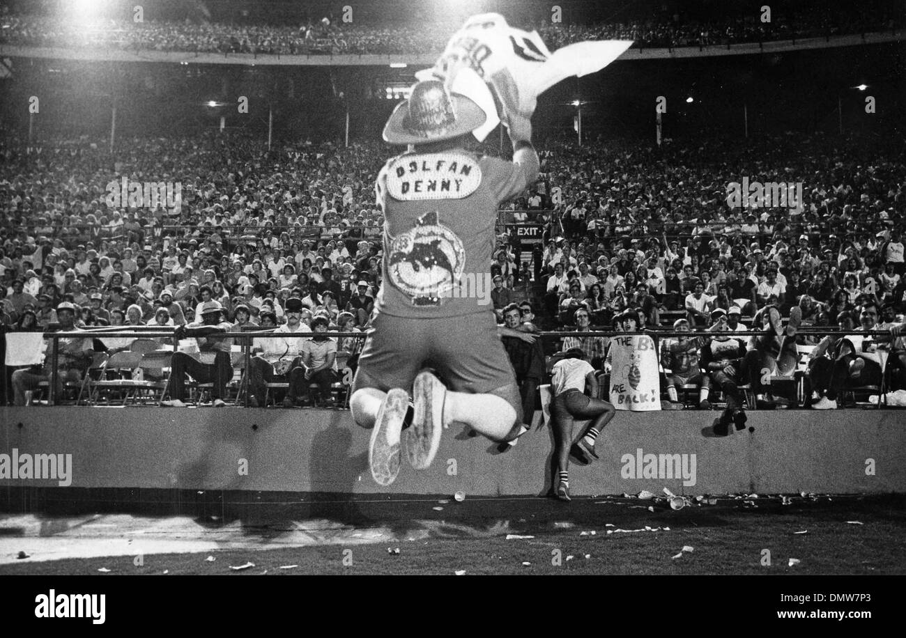 Aug 13, 1983 - Miami, FL, USA - DENNIS (DENNY) SYM aka 'Dolfan Denny ...