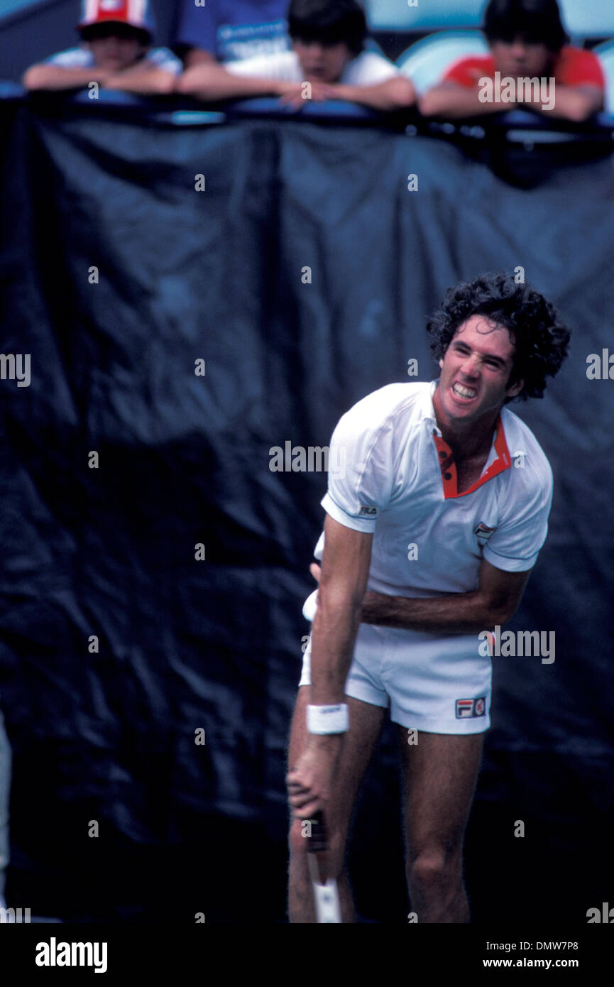Sep 10, 1983; New York, NY, USA; Professional tennis player BILL ...