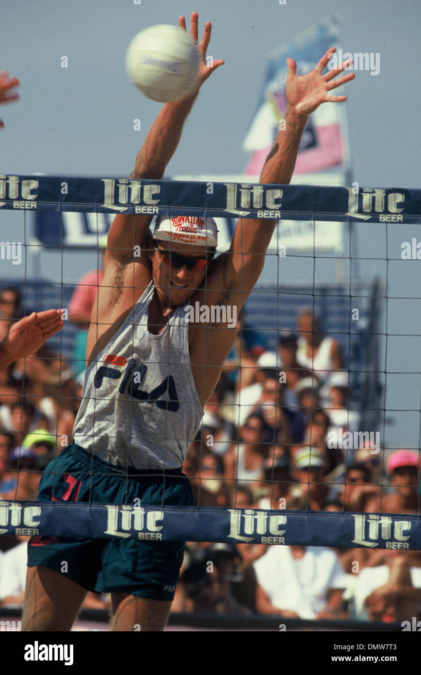Aug 05, 1993; Belmar, NJ, USA; KENT STEFFES at the AVP Professional ...