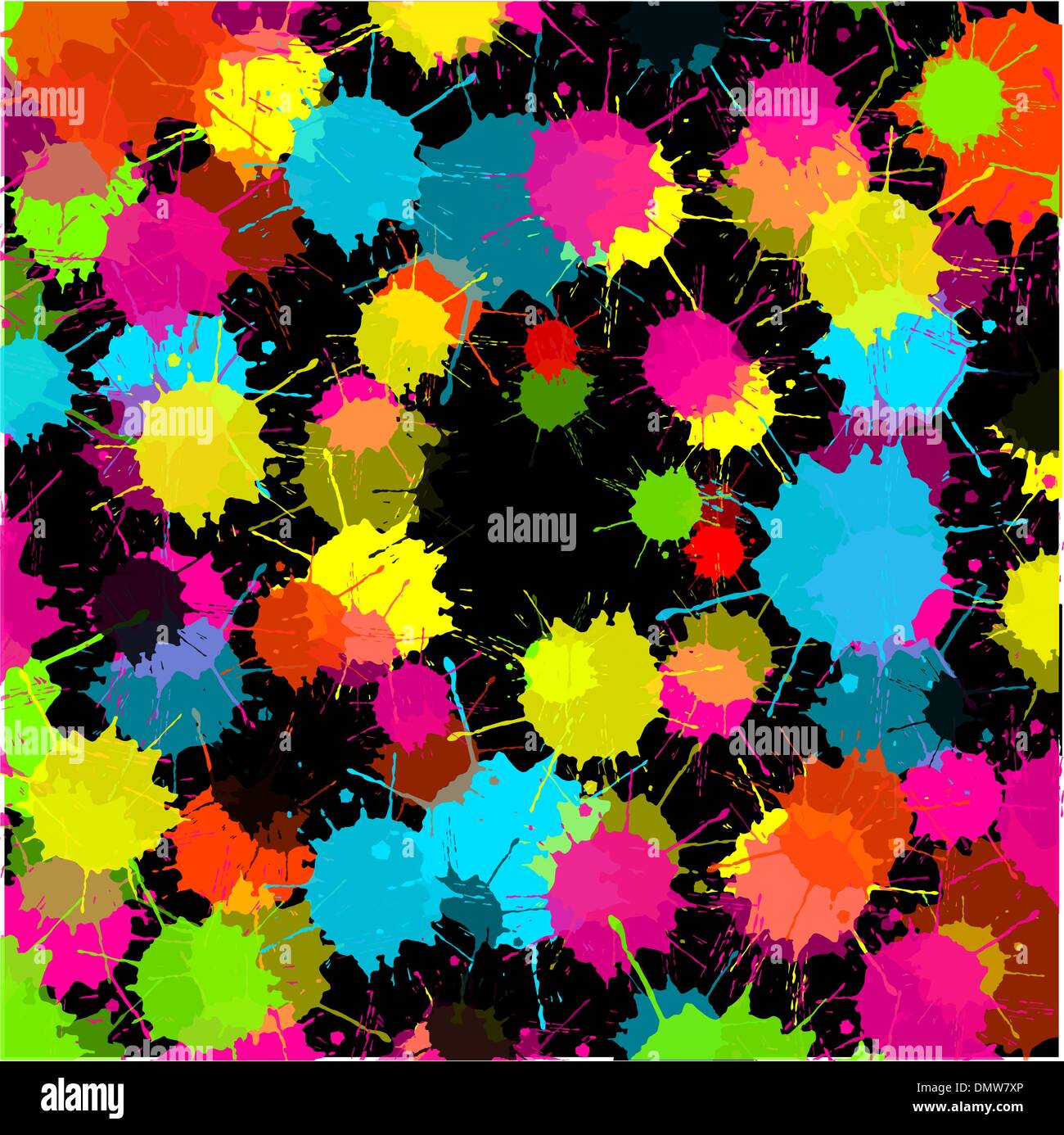 colored splash black background Stock Vector Image & Art - Alamy