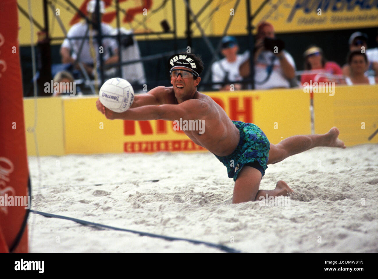 Aug 05, 1994; Orlando, FL, USA; MIKE DODD at the AVP Professional Beach ...