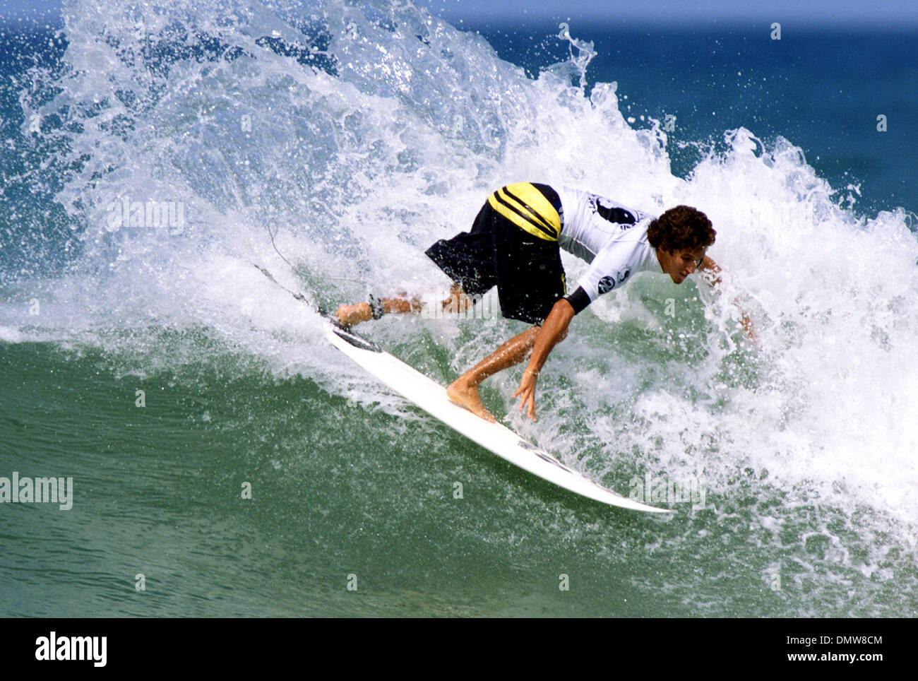 Aug 16, 2000; Lacanau, France; Surfer ROB MACHADO (USA) scored a ...