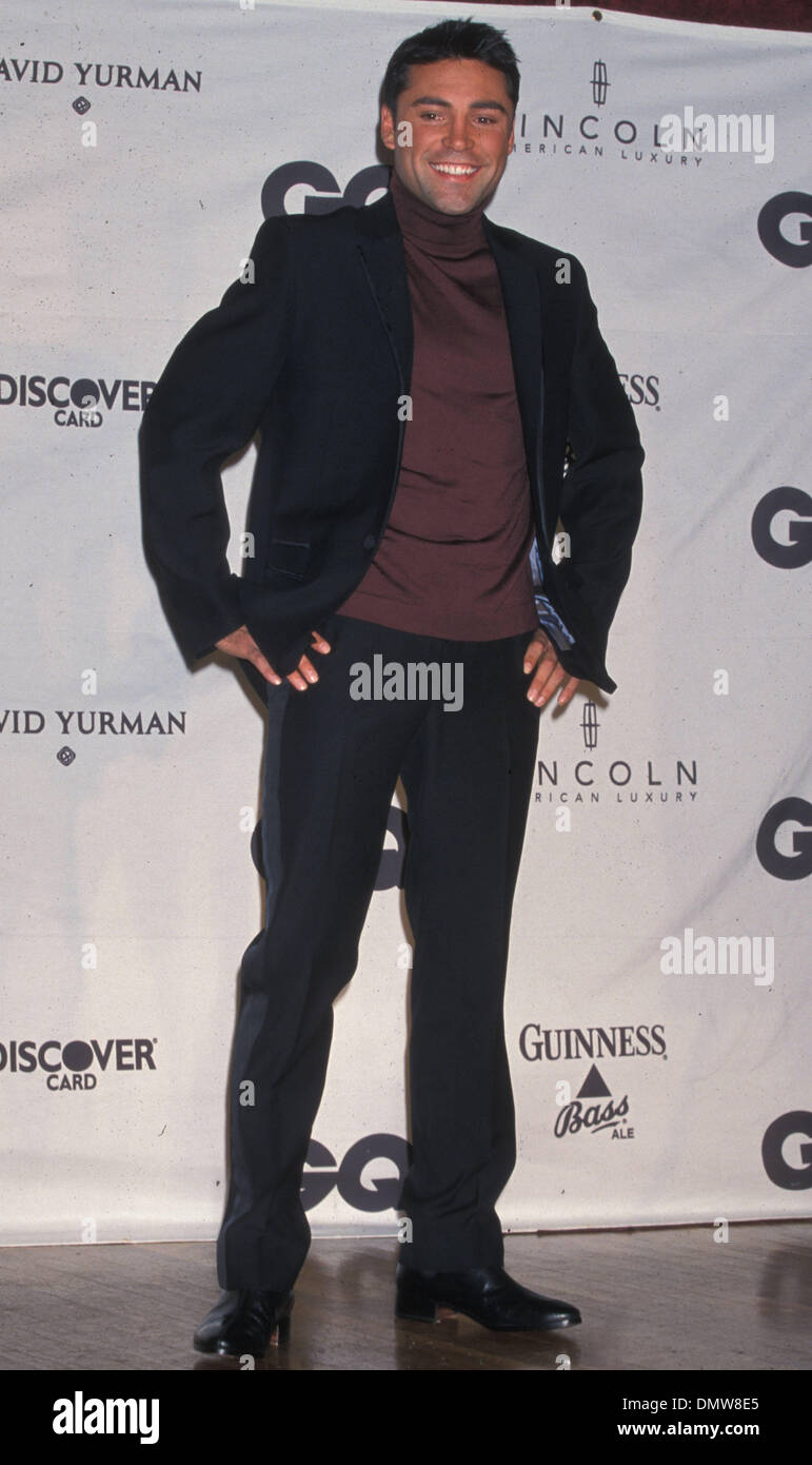 Oct 26, 2000; New York, NY, USA; Boxer OSCAR DE LA HOYA @ the GQ Man Of ...