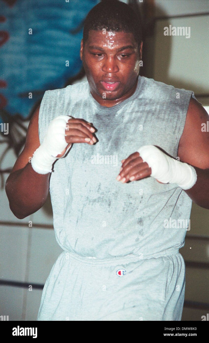 Jul 11, 2001; Big Bear Lake, California, USA; ! Boxer CLAY-BEY training ...