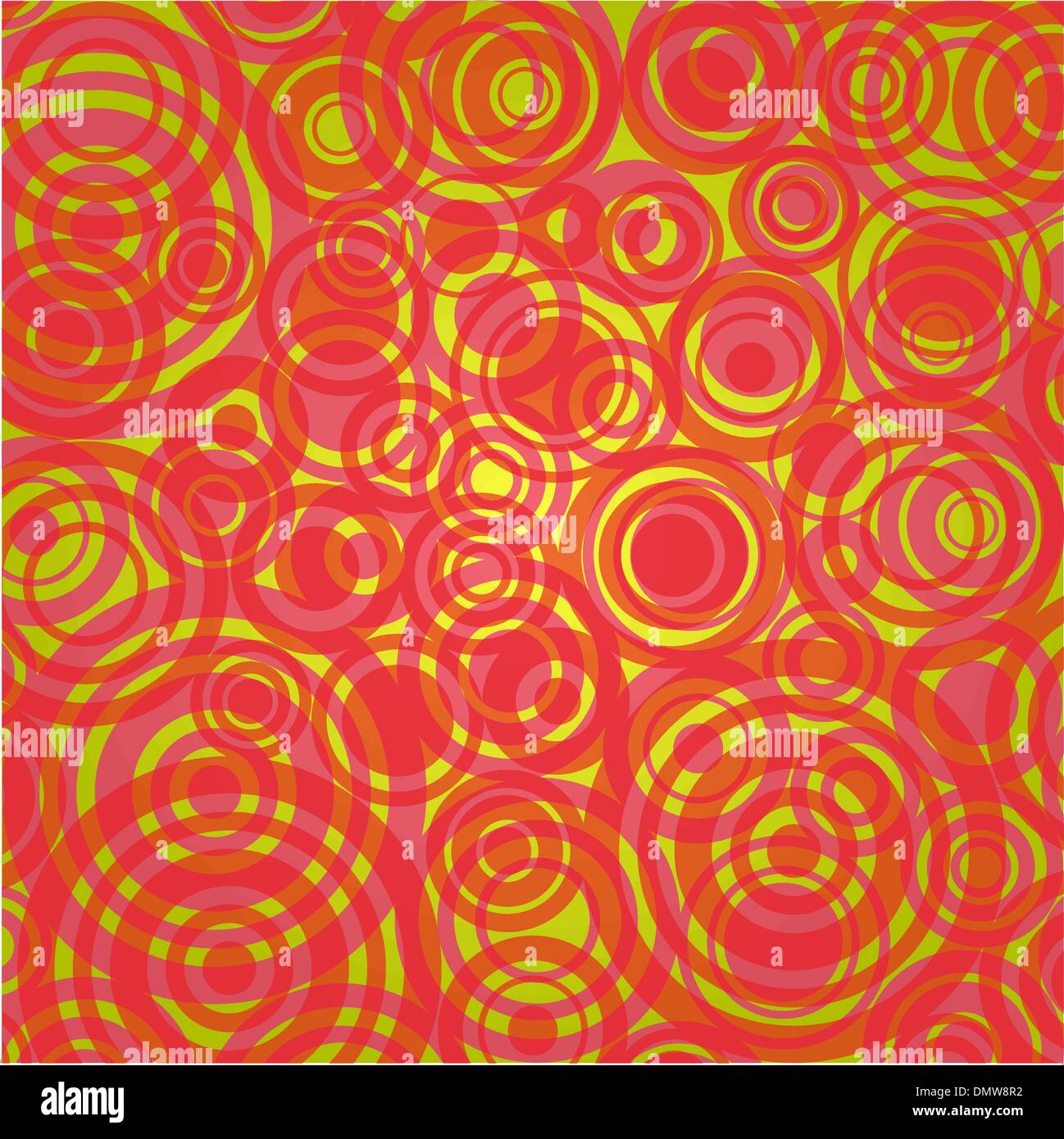 red circles retro background Stock Vector Image & Art - Alamy