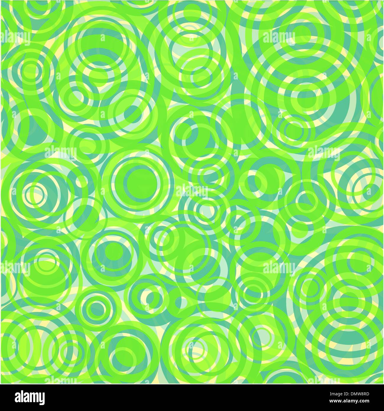 green retro circles background Stock Vector Image & Art - Alamy