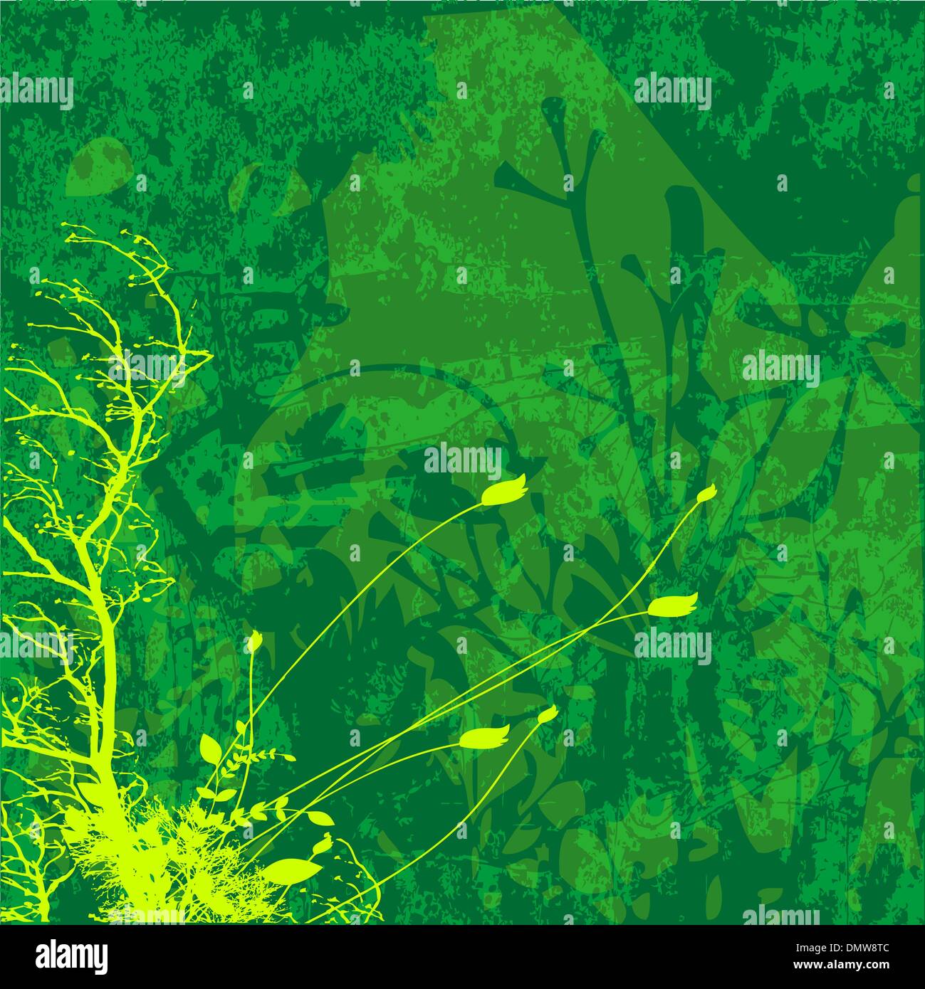 Green on nature Stock Vector Images - Alamy