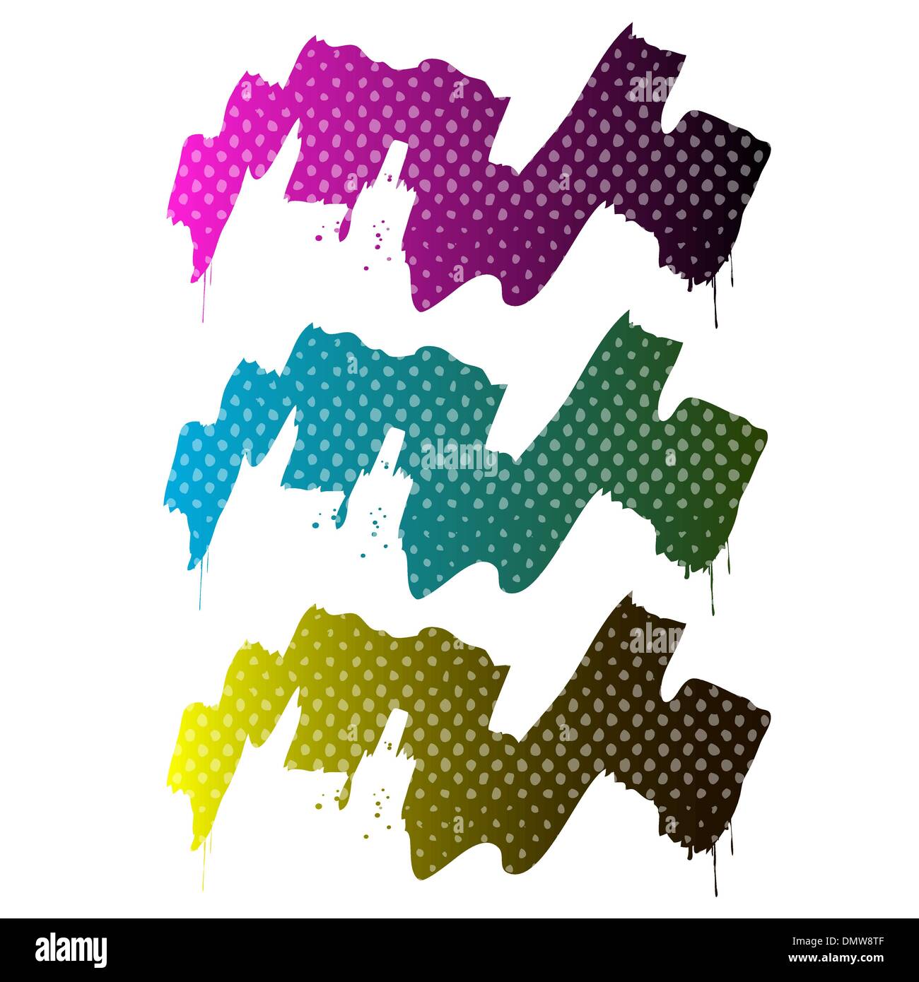 Colored halftone background Cut Out Stock Images & Pictures - Alamy