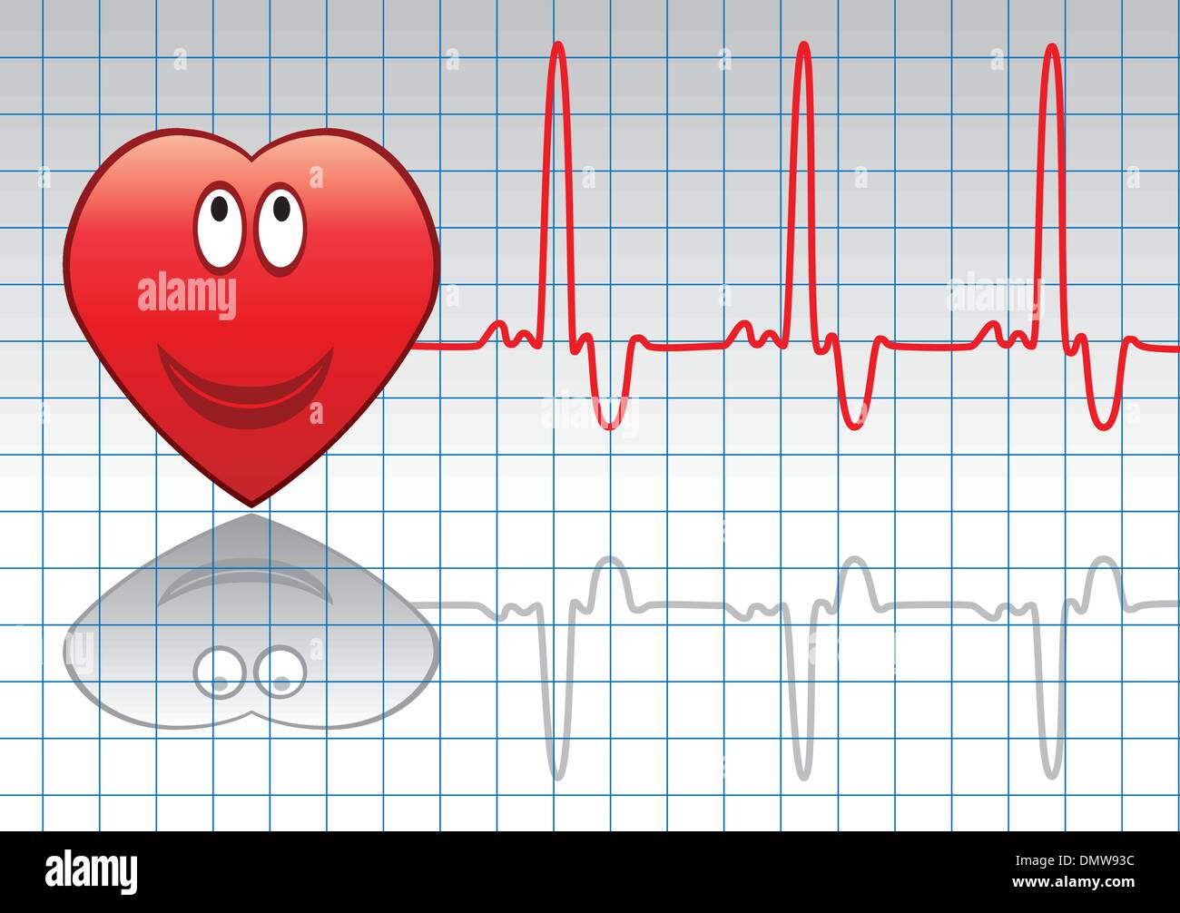 Grid heart vector Stock Vector Images - Alamy