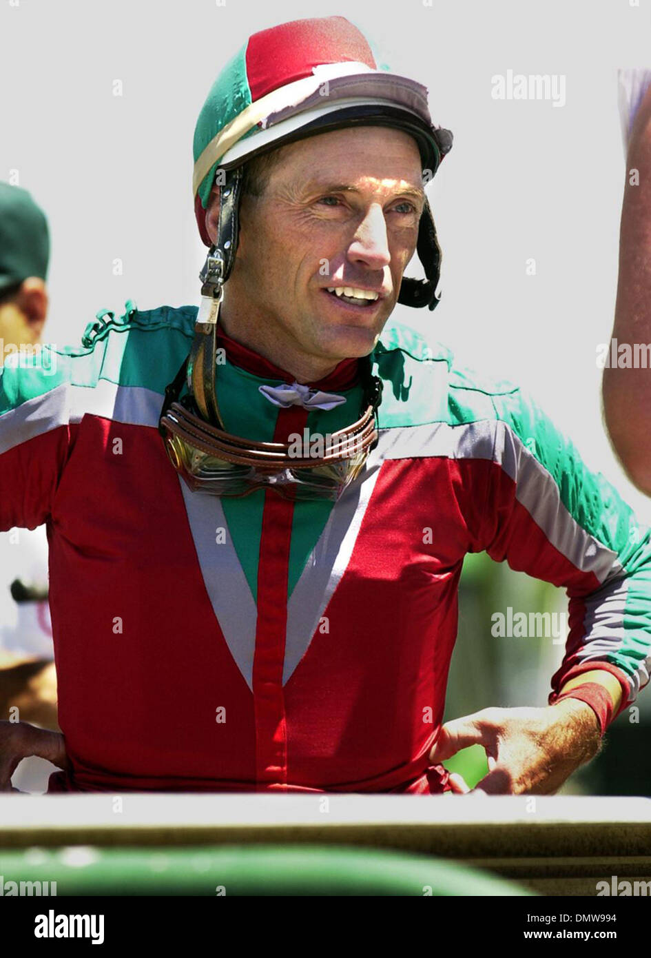 Jun 26, 2002; Oakland, CA, USA; Well known record setting jockey ...