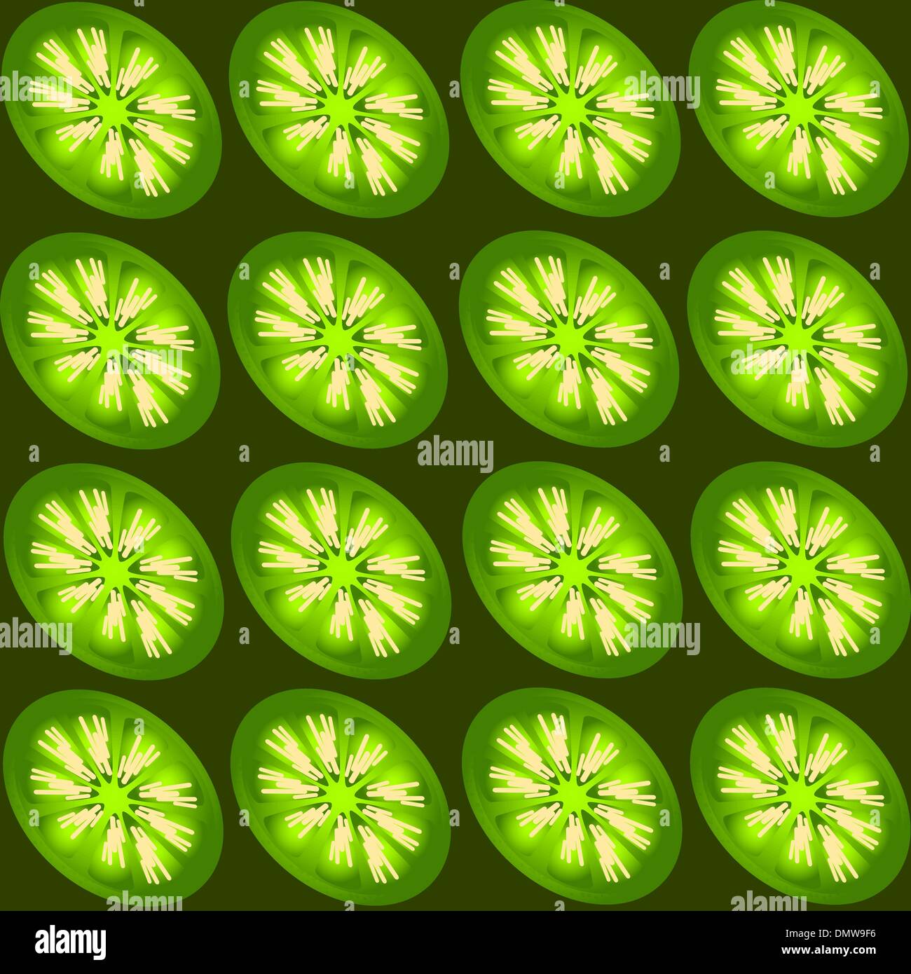 Slices lemon sour Stock Vector Images - Alamy