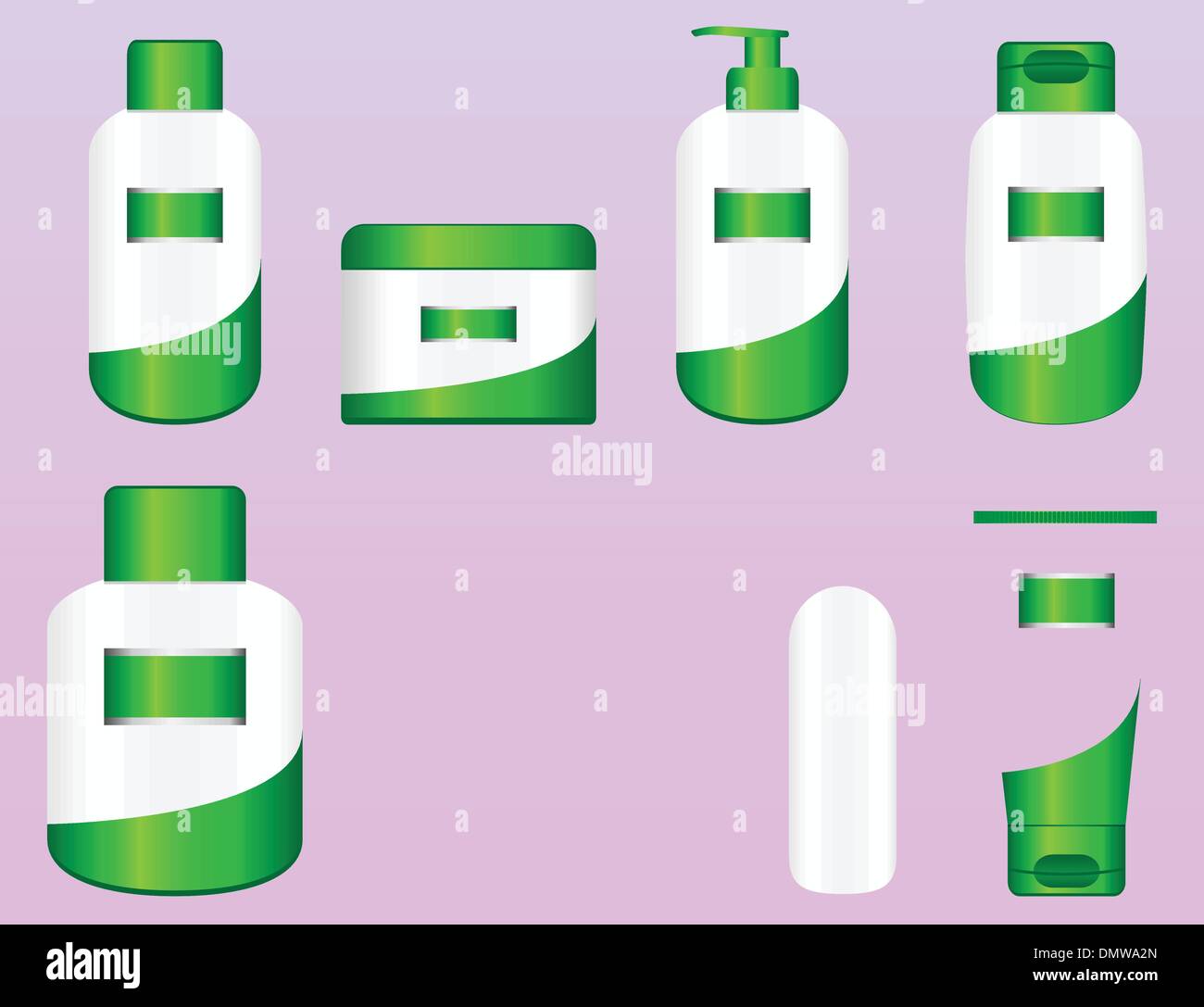 Cosmetic objects Stock Vector Images - Alamy