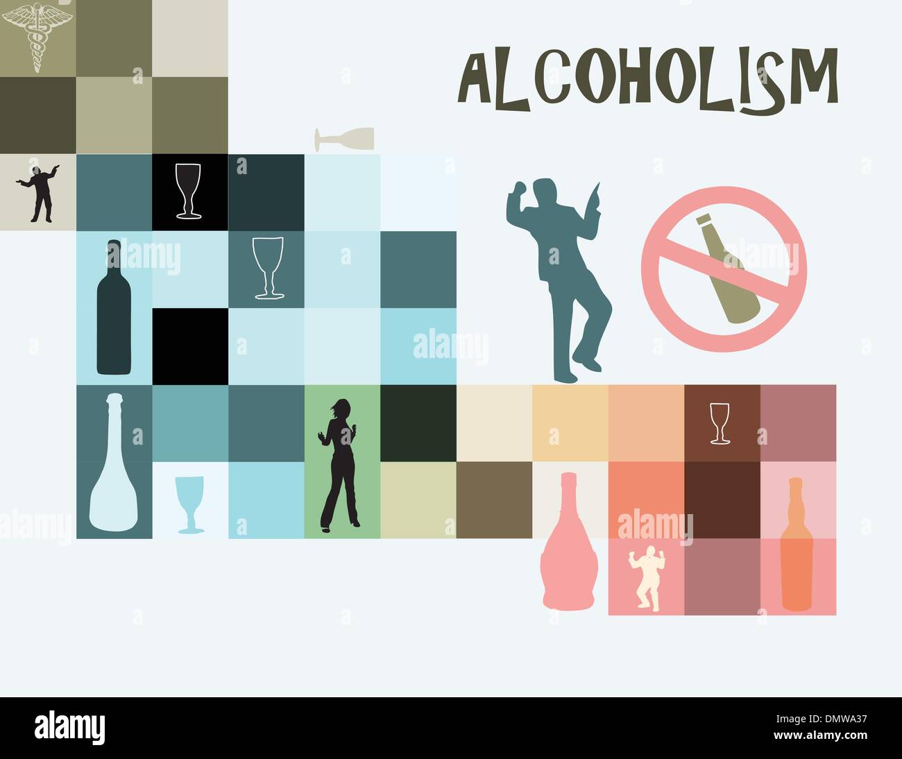 Alcoholophilia vector vectors hi-res stock photography and images - Alamy