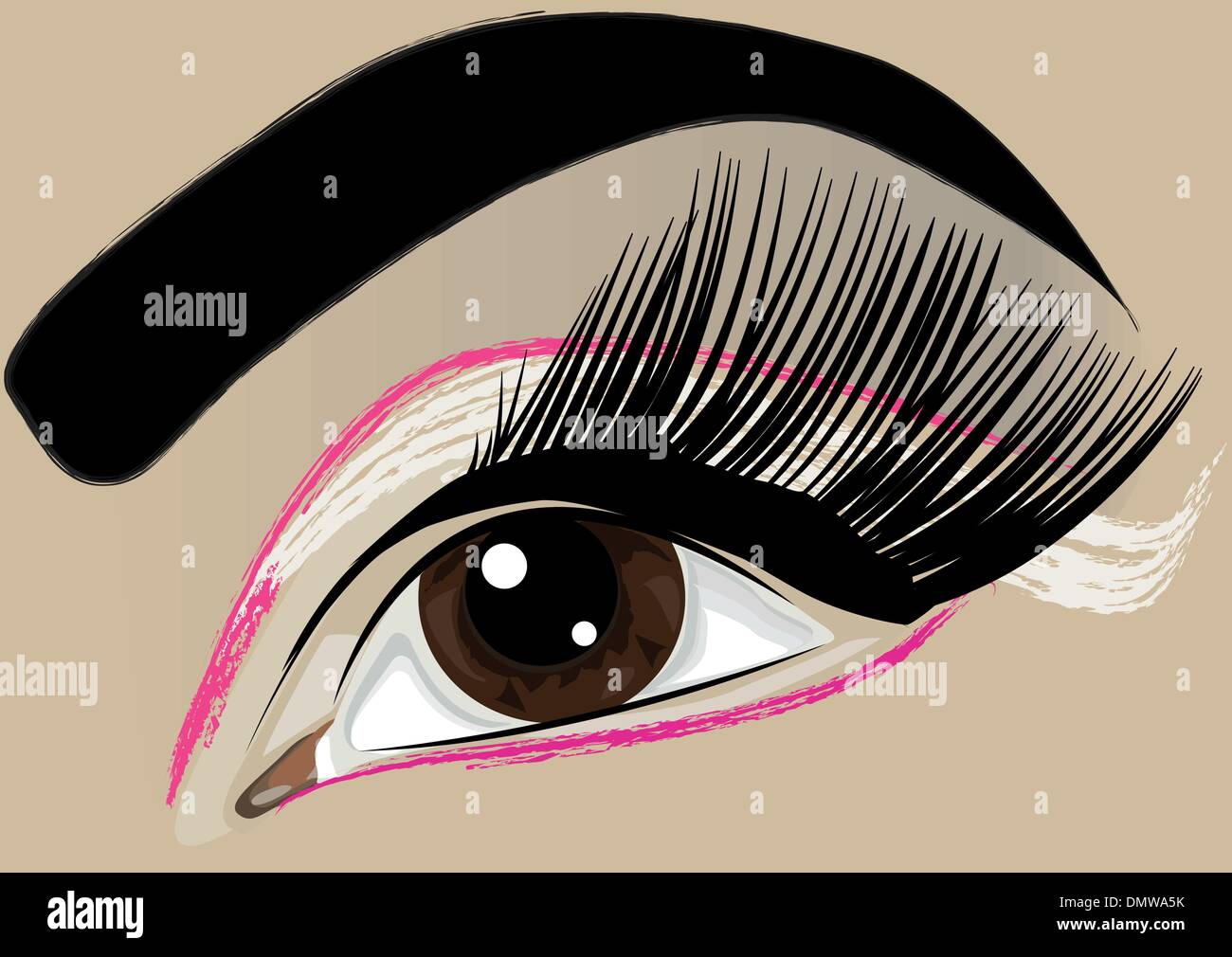 Realistic eye Stock Vector Images - Alamy