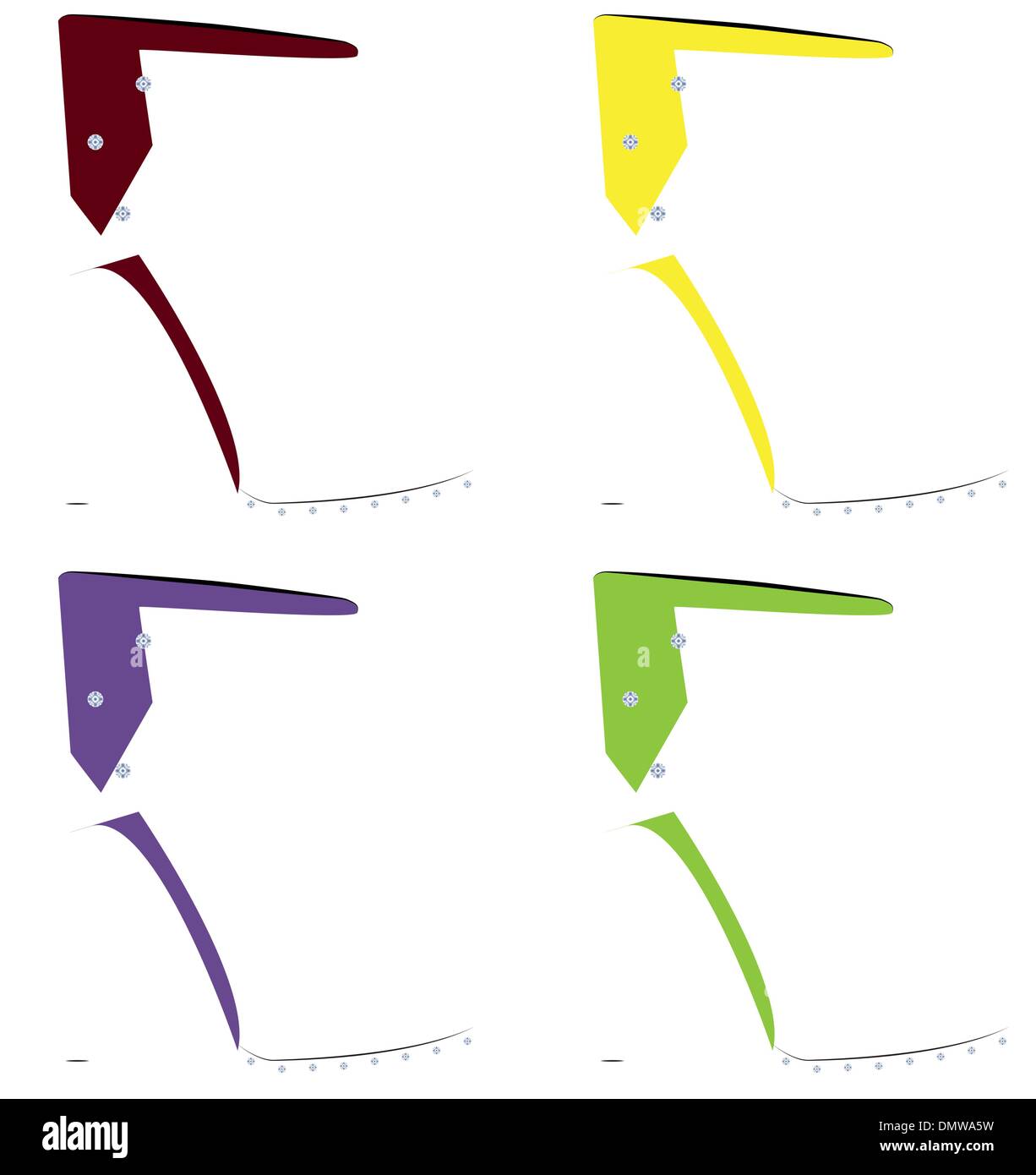 High heel boot Stock Vector Image & Art - Alamy