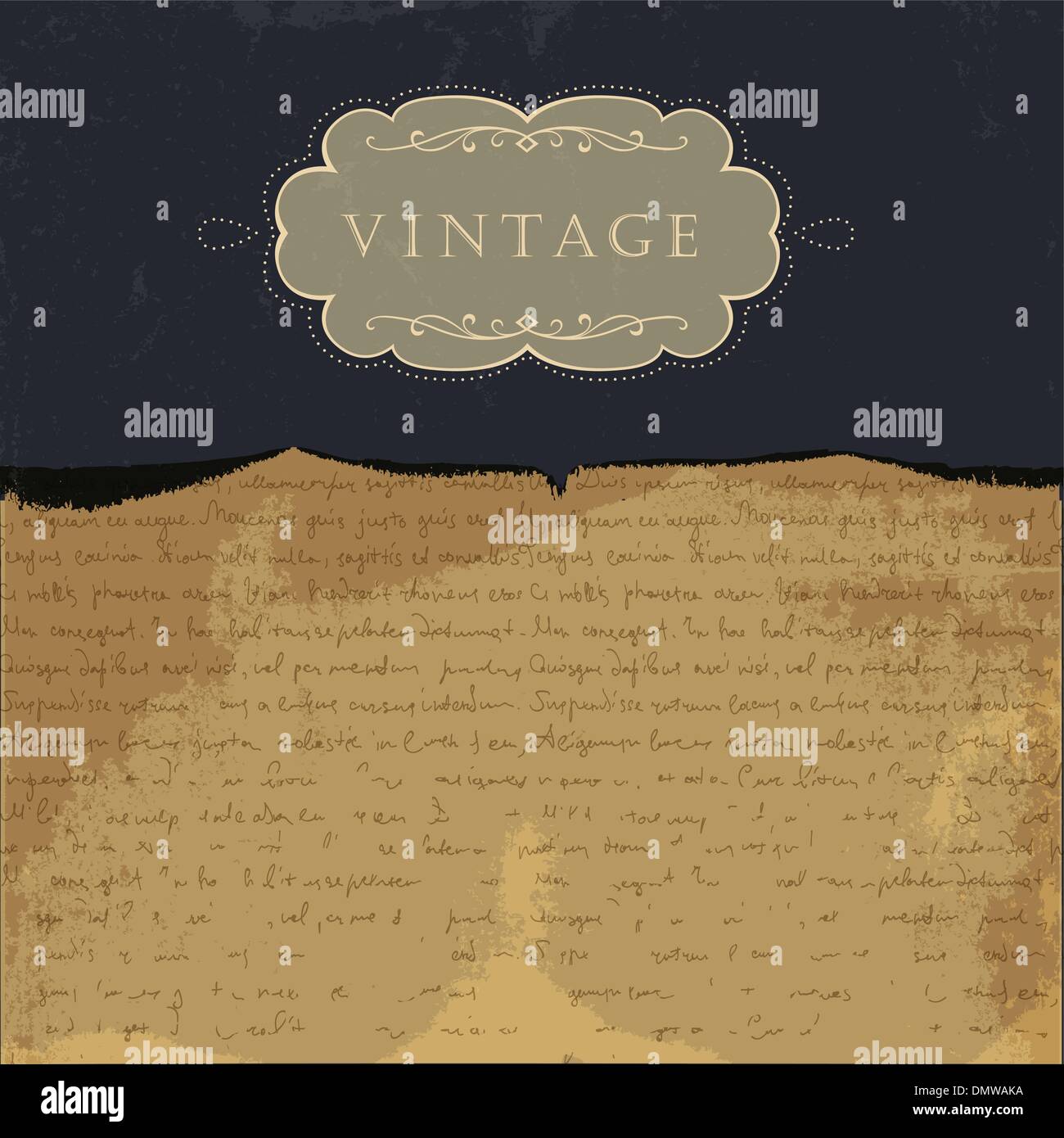Vintage burned paper background, with space for text Stock Vector Image ...