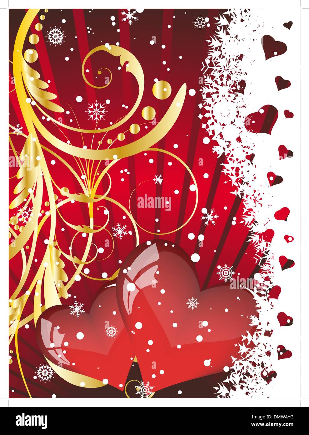 St. Valentine's day card Stock Vector Image & Art - Alamy