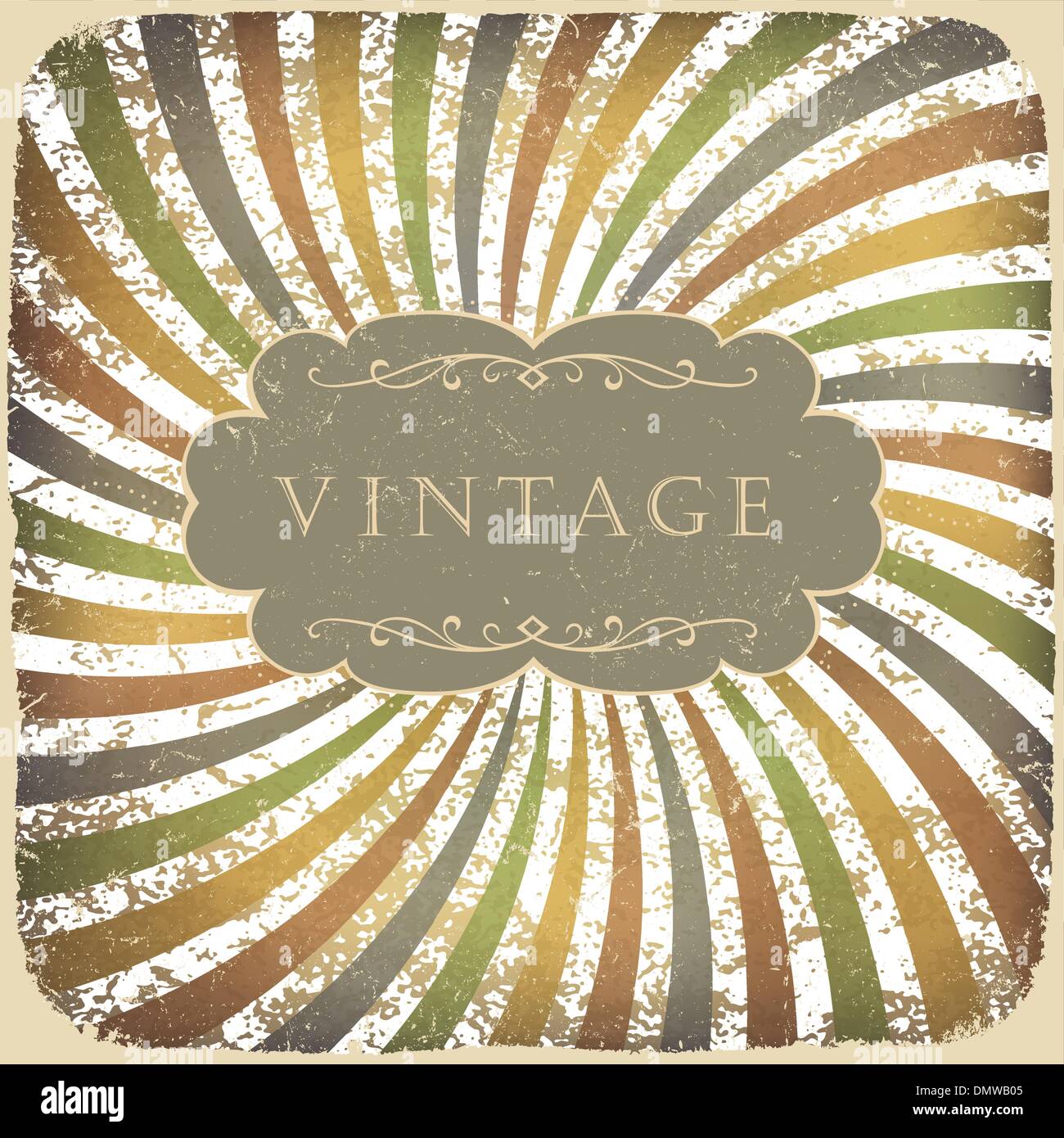Vintage space poster Stock Vector Images - Alamy
