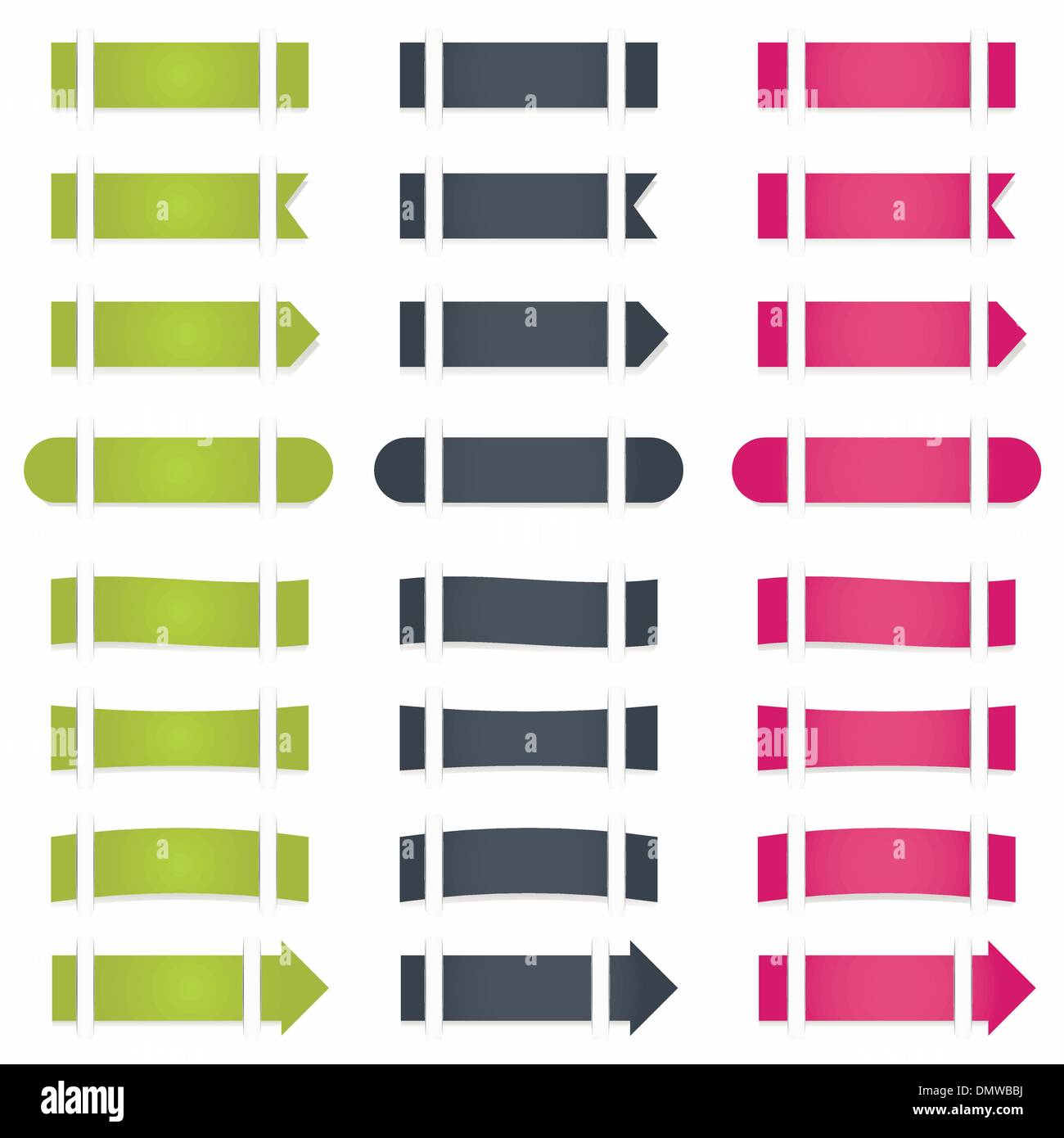 Stickers and banners set Stock Vector Image & Art - Alamy