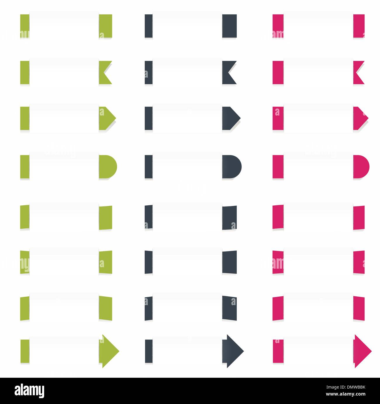 Stickers and banners set Stock Vector Image & Art - Alamy