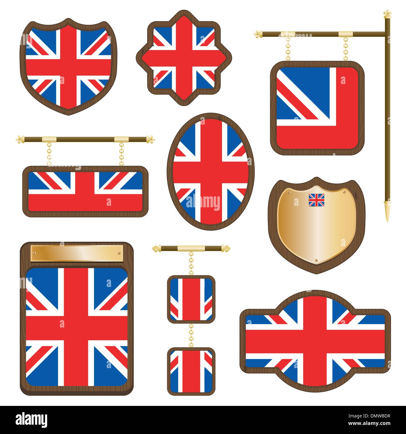 Traditional signage plaque Stock Vector Images - Alamy