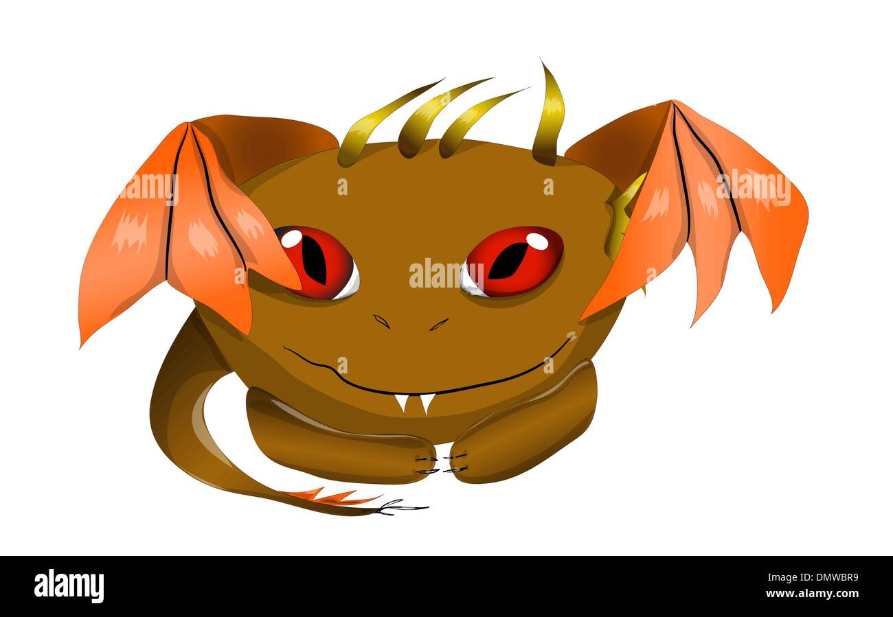 Cute Dragon monster Stock Vector Image & Art - Alamy