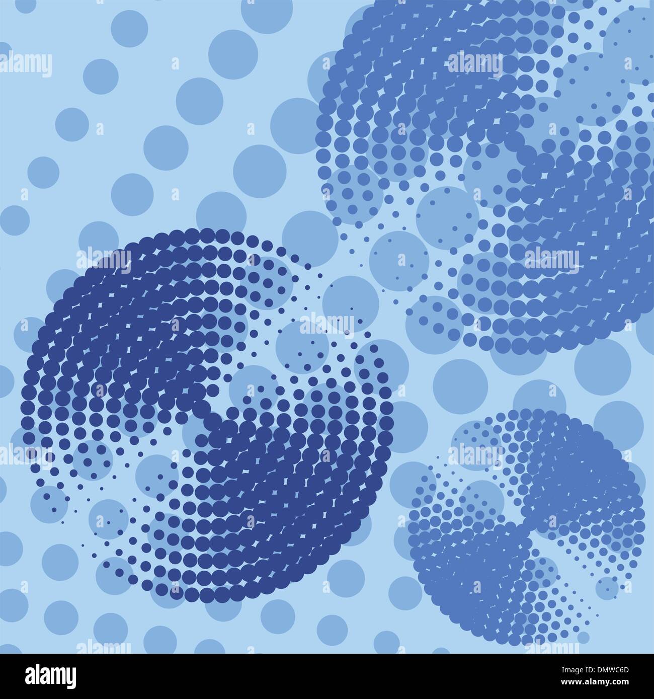 Abstract blue circles background Stock Vector Image & Art - Alamy