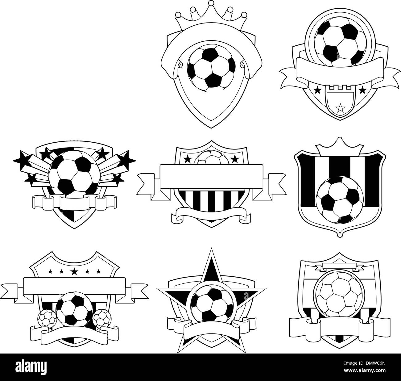 Championship badge Black and White Stock Photos & Images - Alamy