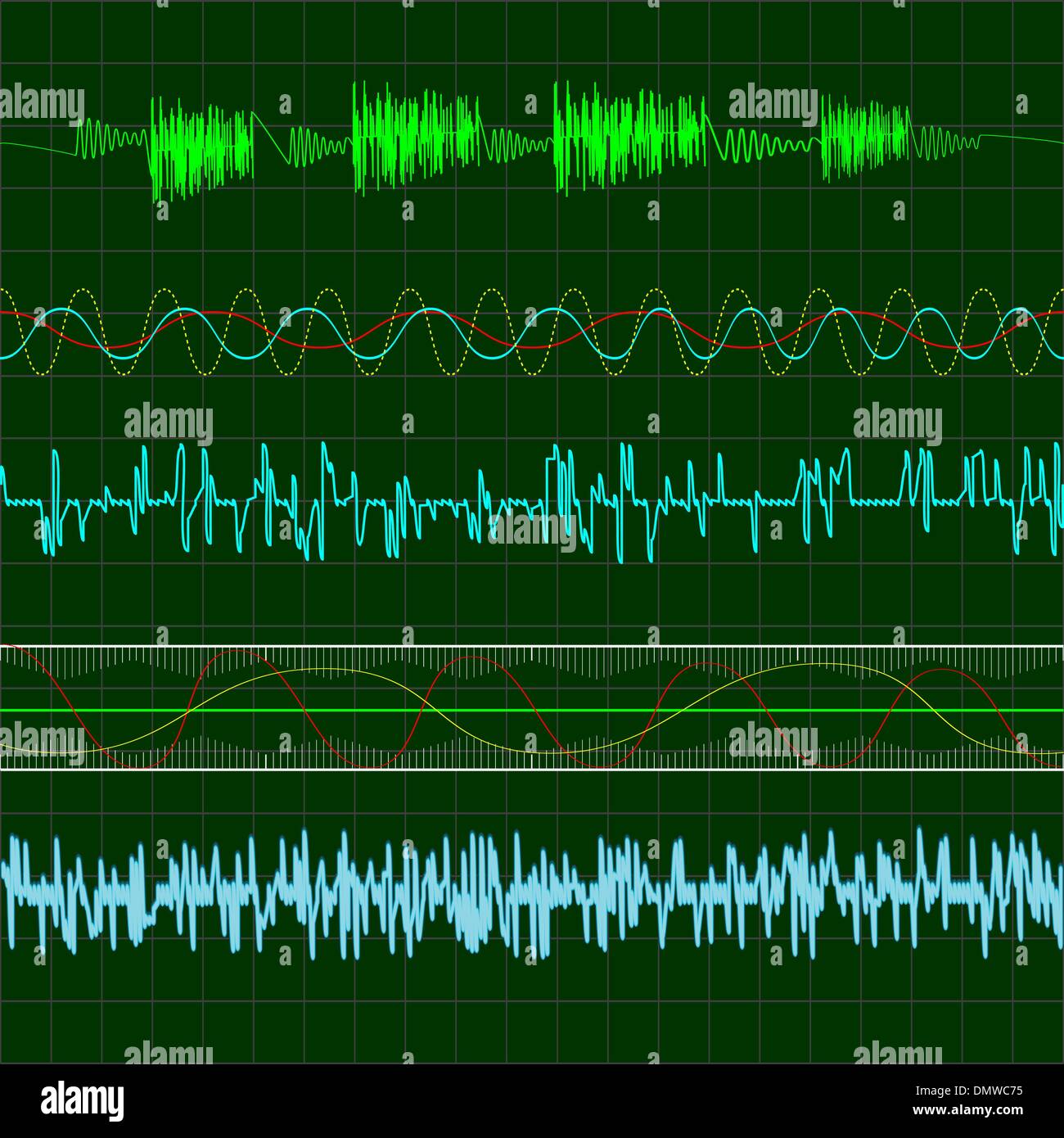 Heartbeat cardio symbol Stock Vector Images - Alamy