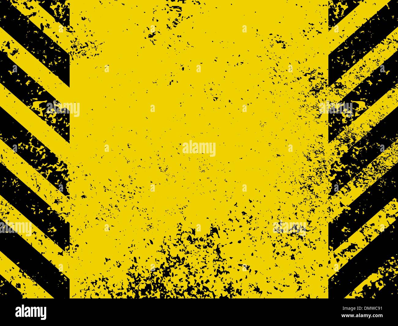 A grungy and worn hazard stripes texture. EPS 8 Stock Vector Image ...