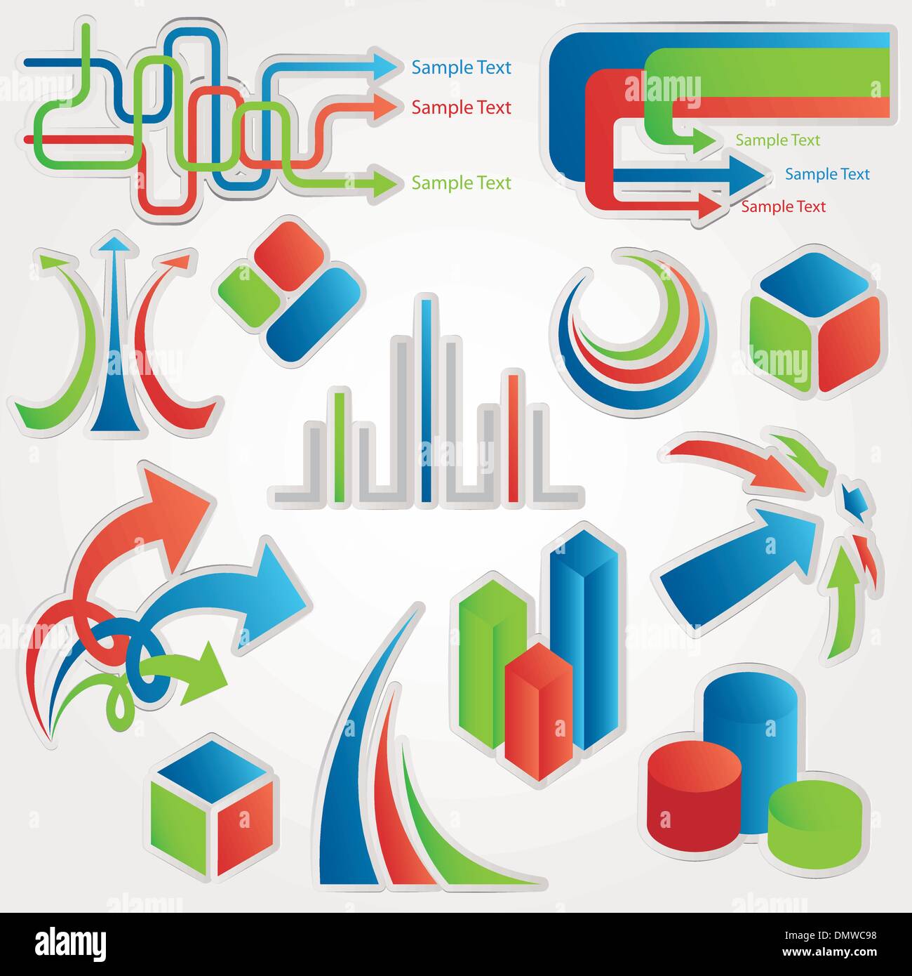 vector arrows set Stock Vector Image & Art - Alamy