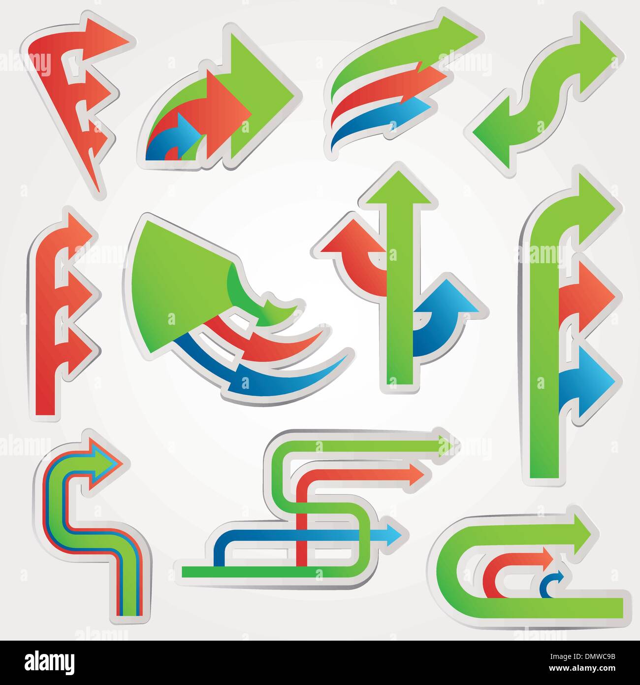 vector arrows set Stock Vector Image & Art - Alamy