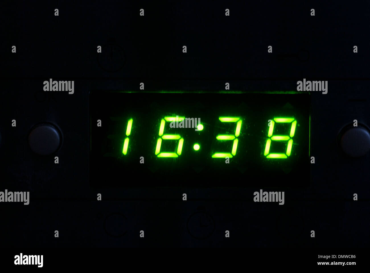 Digital Clock Stock Photo Alamy