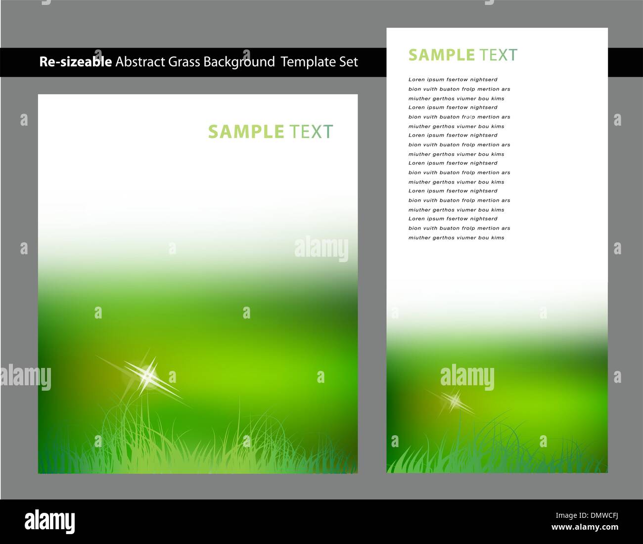 Set background form green Stock Vector Images - Alamy