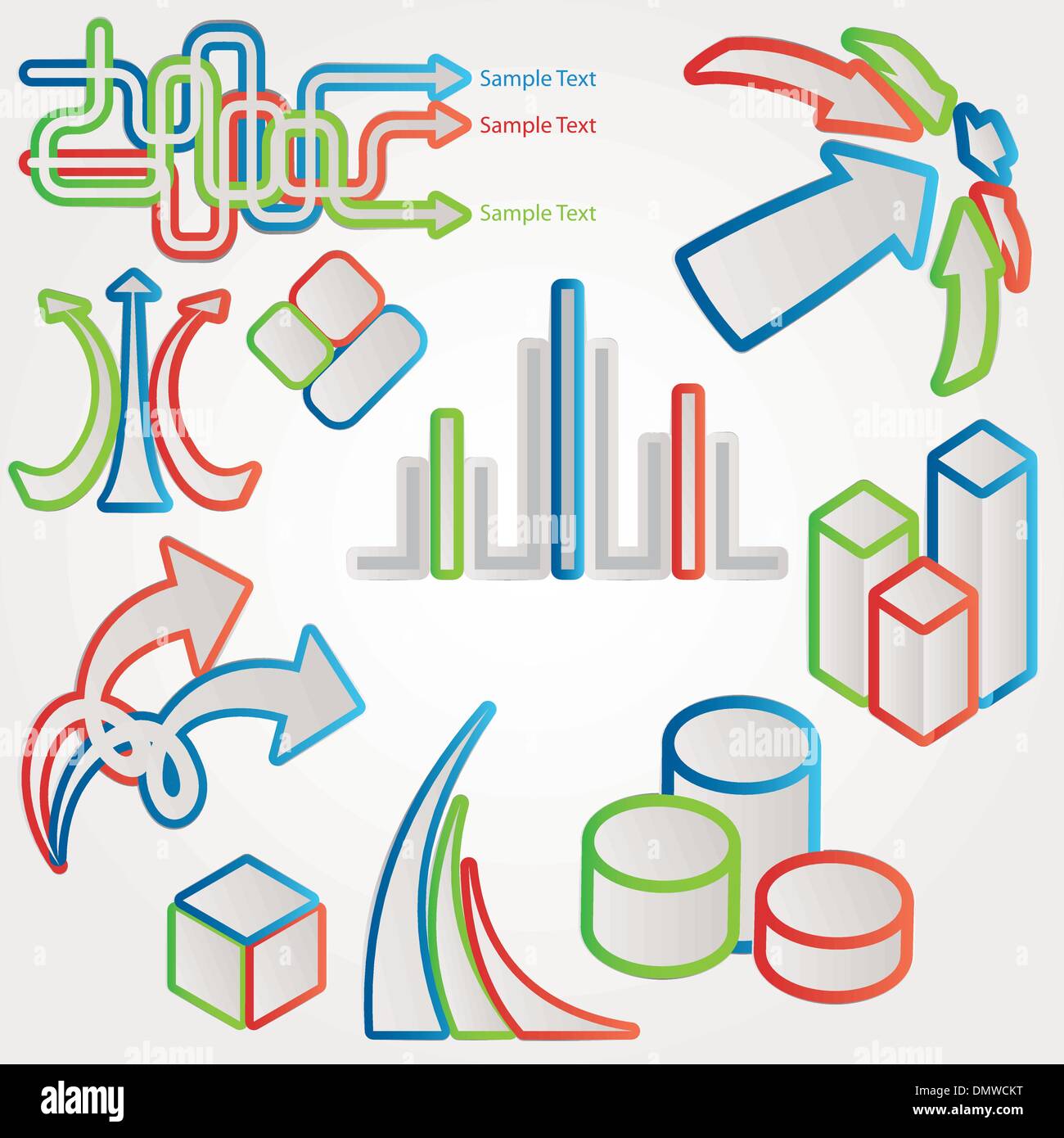 vector arrows set Stock Vector Image & Art - Alamy