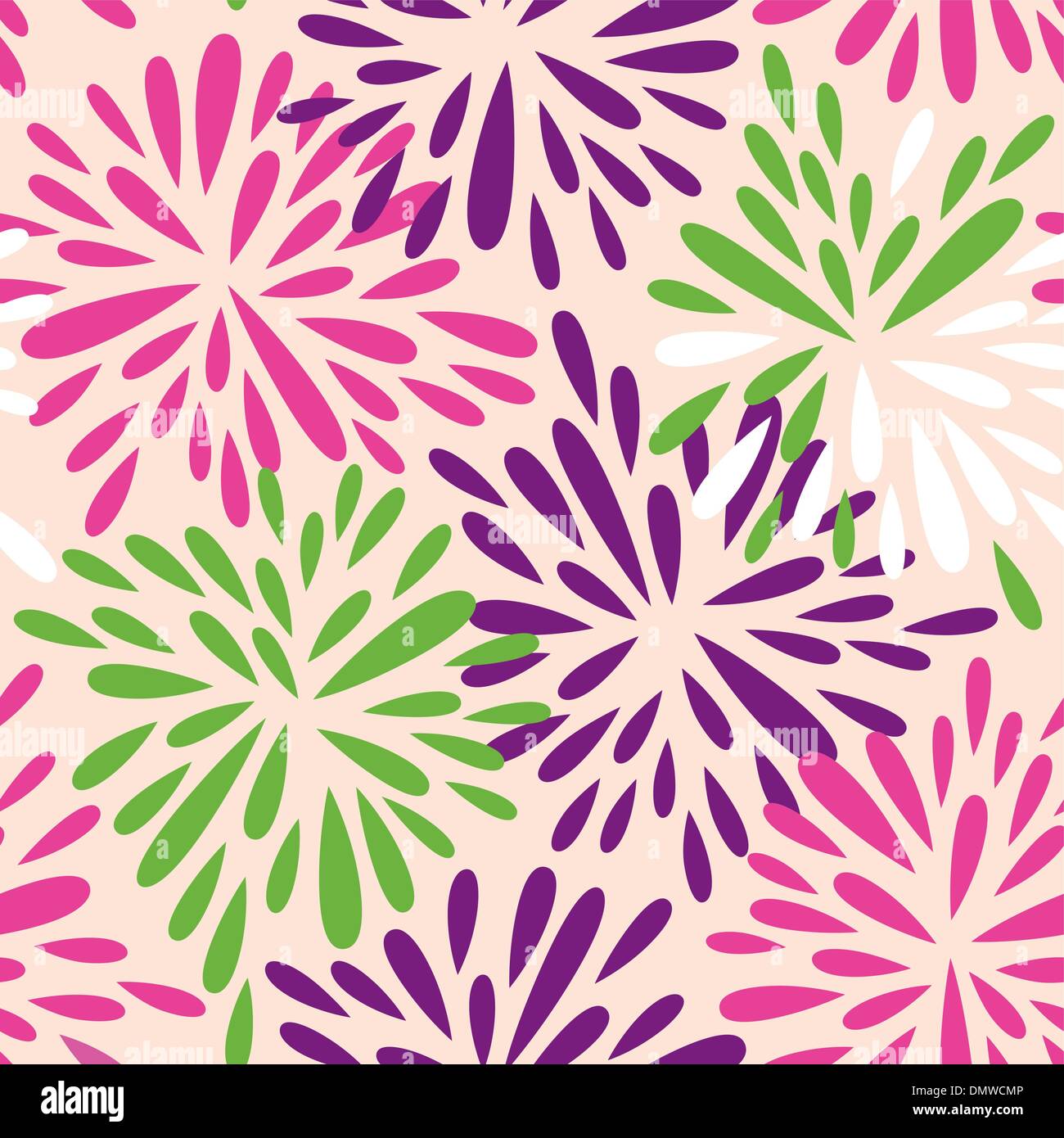 Flower Burst Patternq Stock Vector Image & Art - Alamy