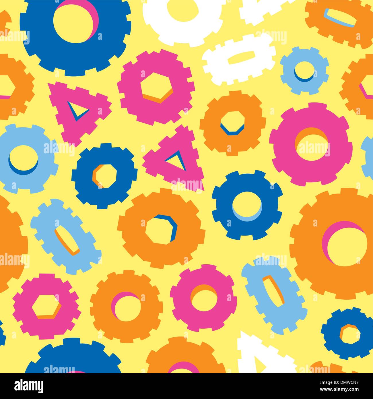 Machine at work pattern Stock Vector Image & Art - Alamy