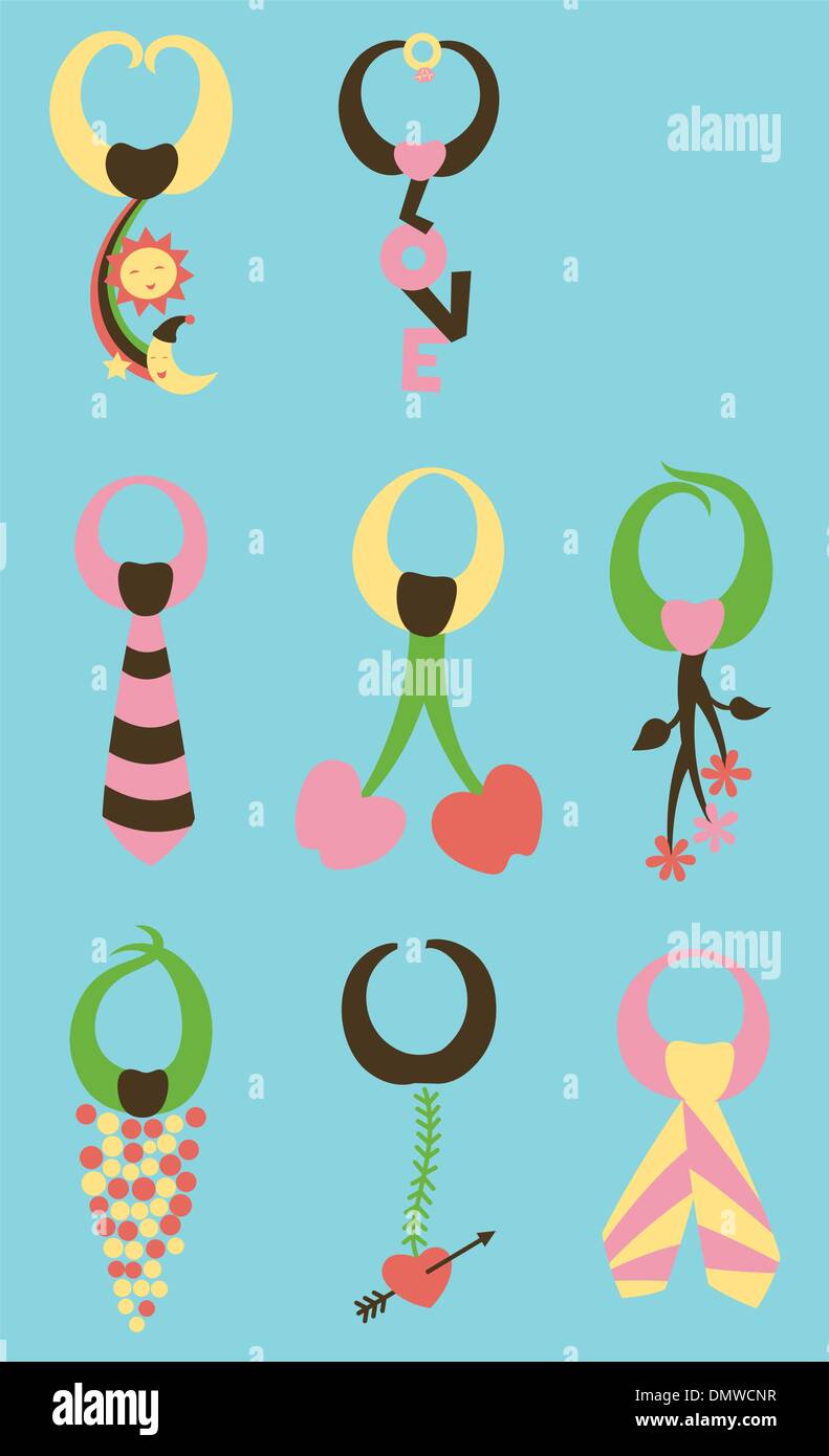 Tie Me Down Pattern Stock Vector Image & Art - Alamy