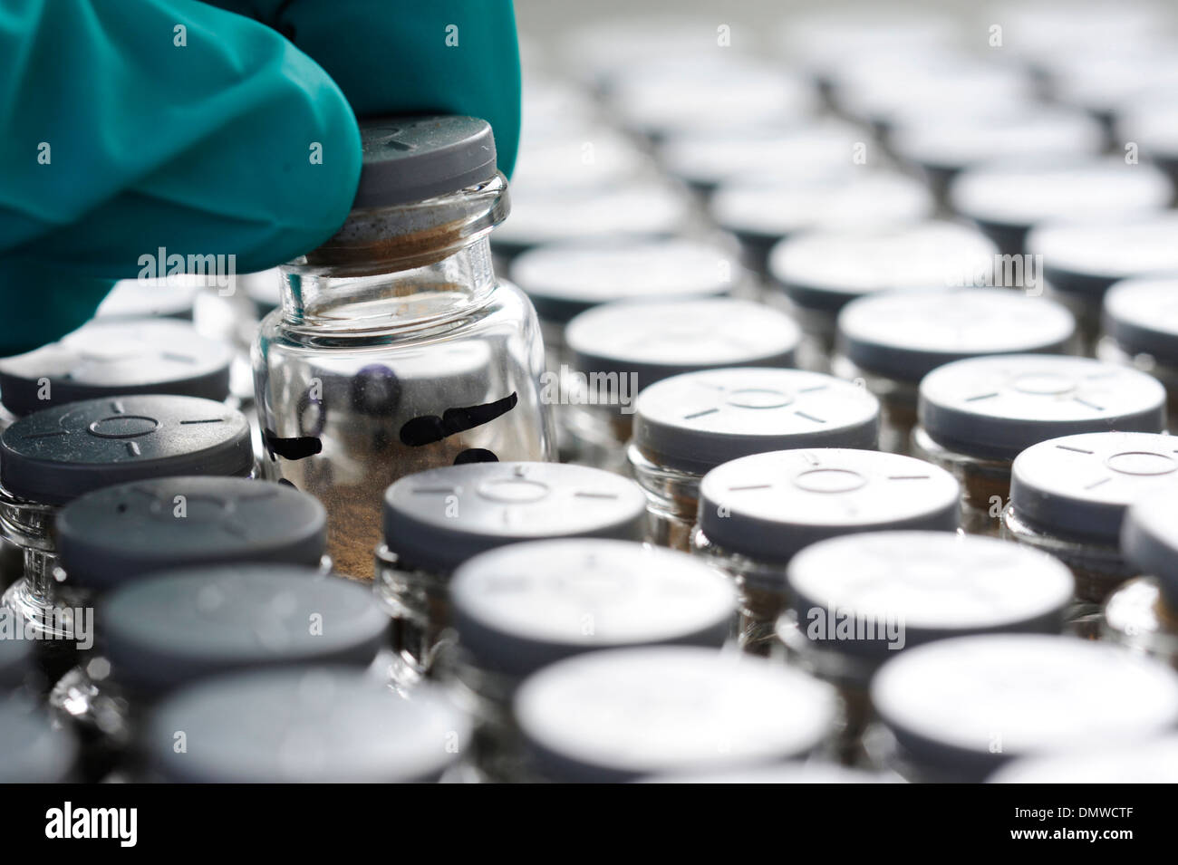 Scientists conducting test in laboratory Stock Photo - Alamy