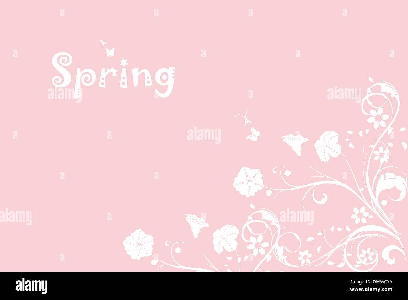 Spring Pink Background Stock Vector Image & Art - Alamy