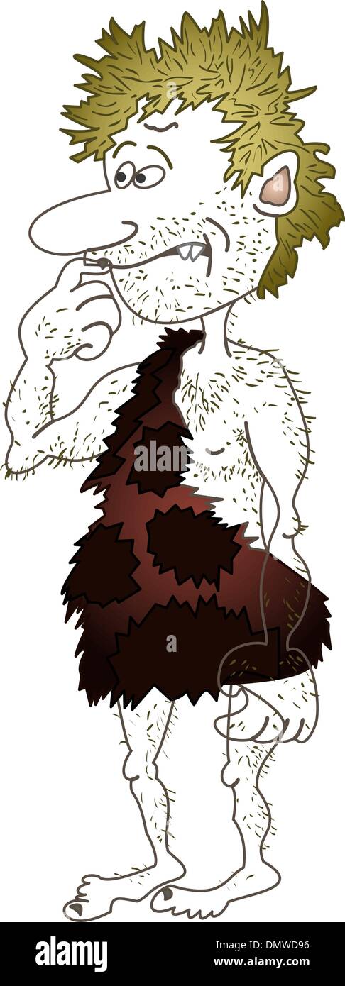 Prehistoric men Stock Vector Images - Alamy