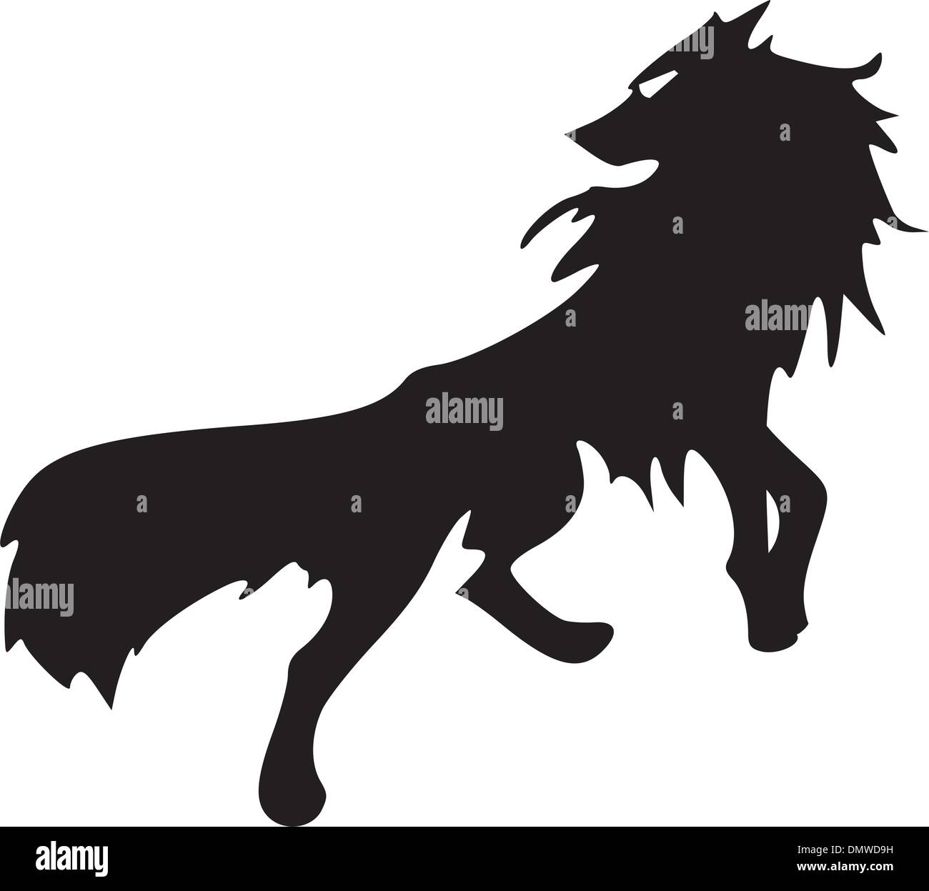 illustration of wolf Stock Vector Image & Art - Alamy