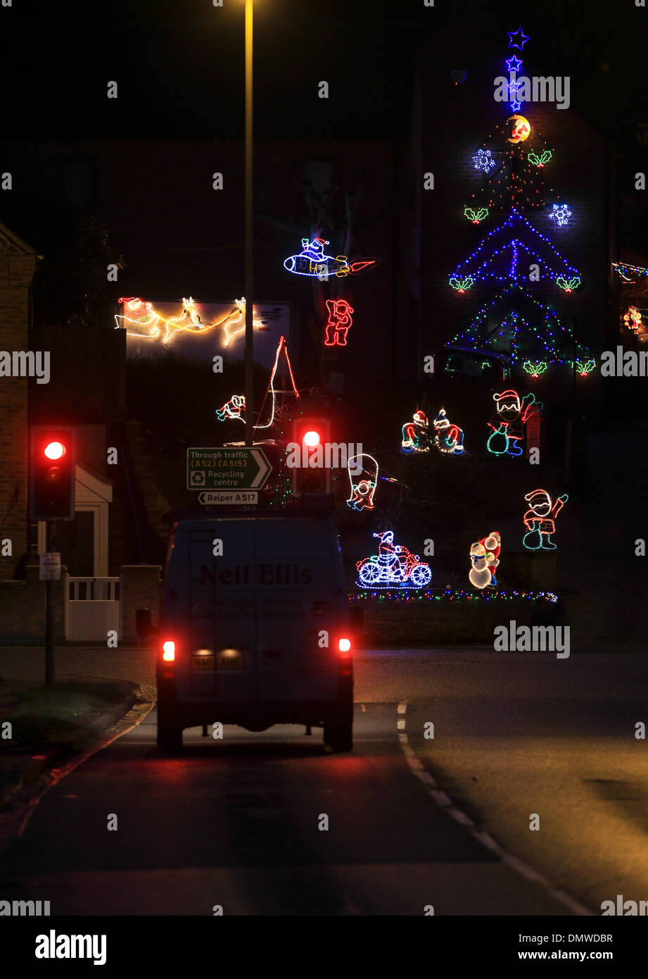 Driving christmas lights park hi-res stock photography and images - Alamy