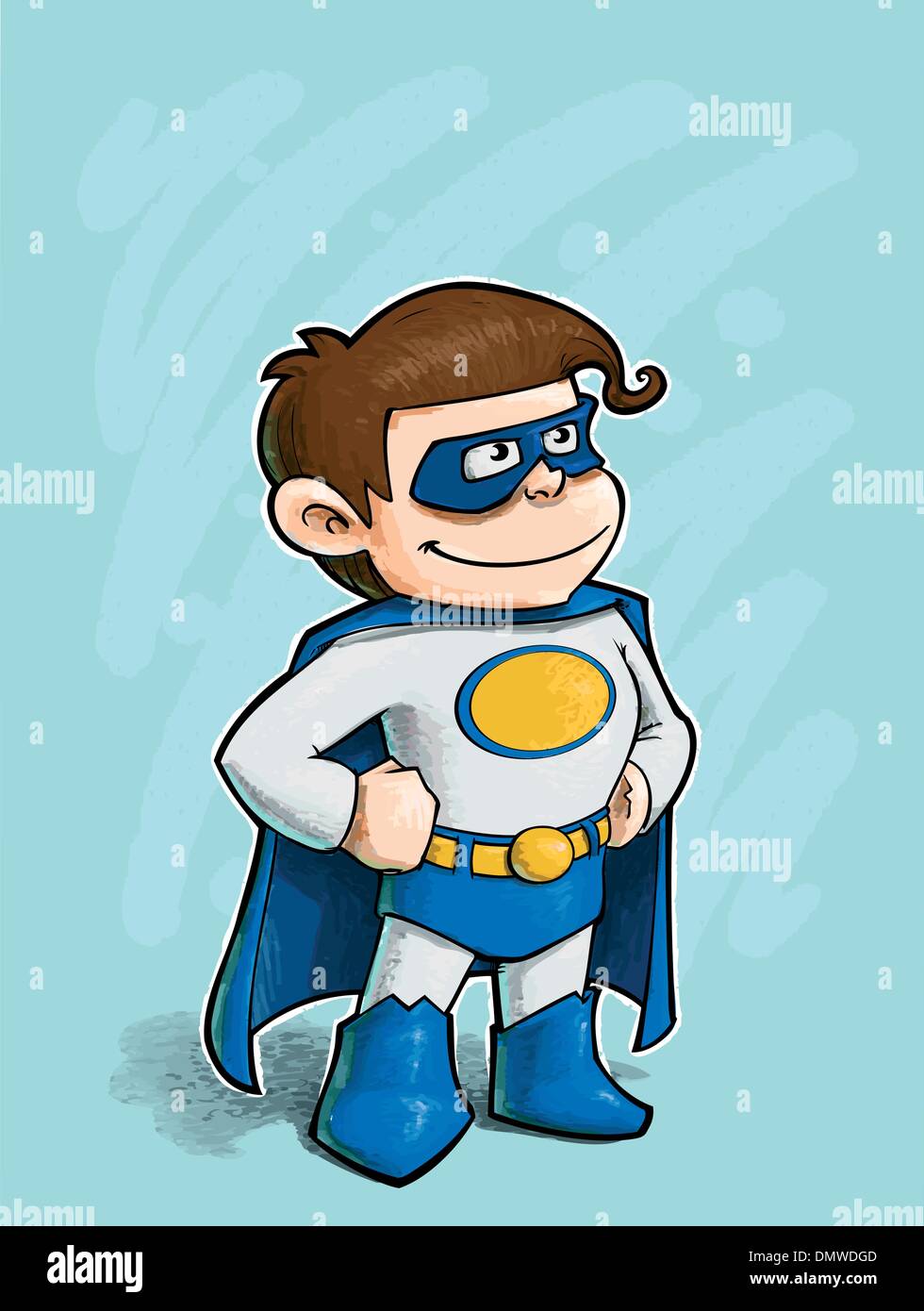 Superhero cartoon characters hi-res stock photography and images - Alamy