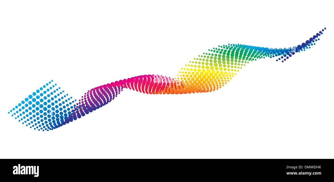 Vector illustration dot pixel Cut Out Stock Images & Pictures - Alamy