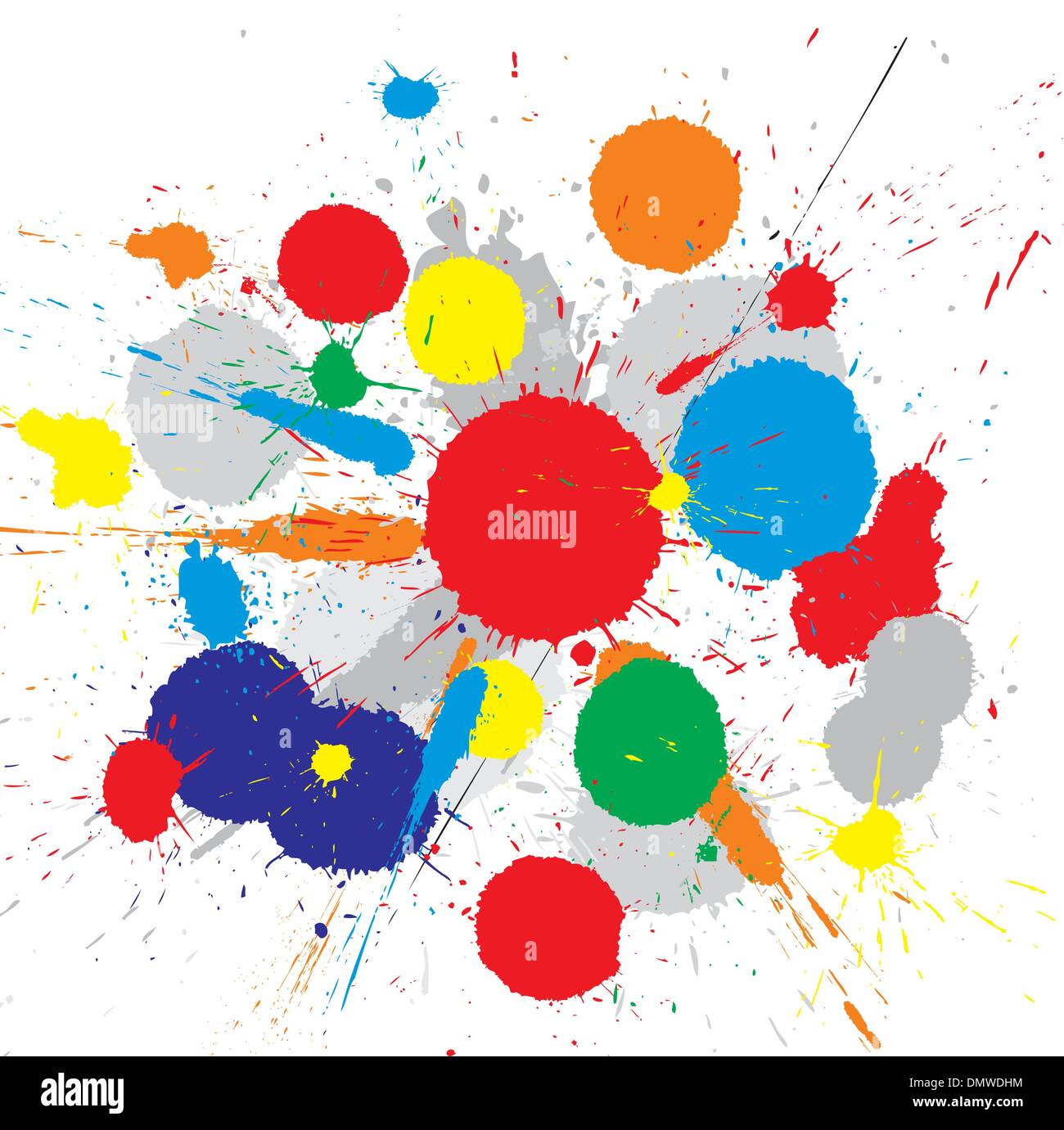 Color paint splashes background Stock Vector Image & Art - Alamy