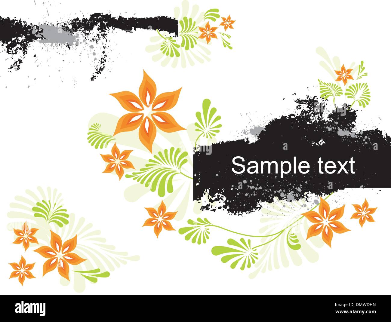 Abstract floral background Stock Vector Image & Art - Alamy
